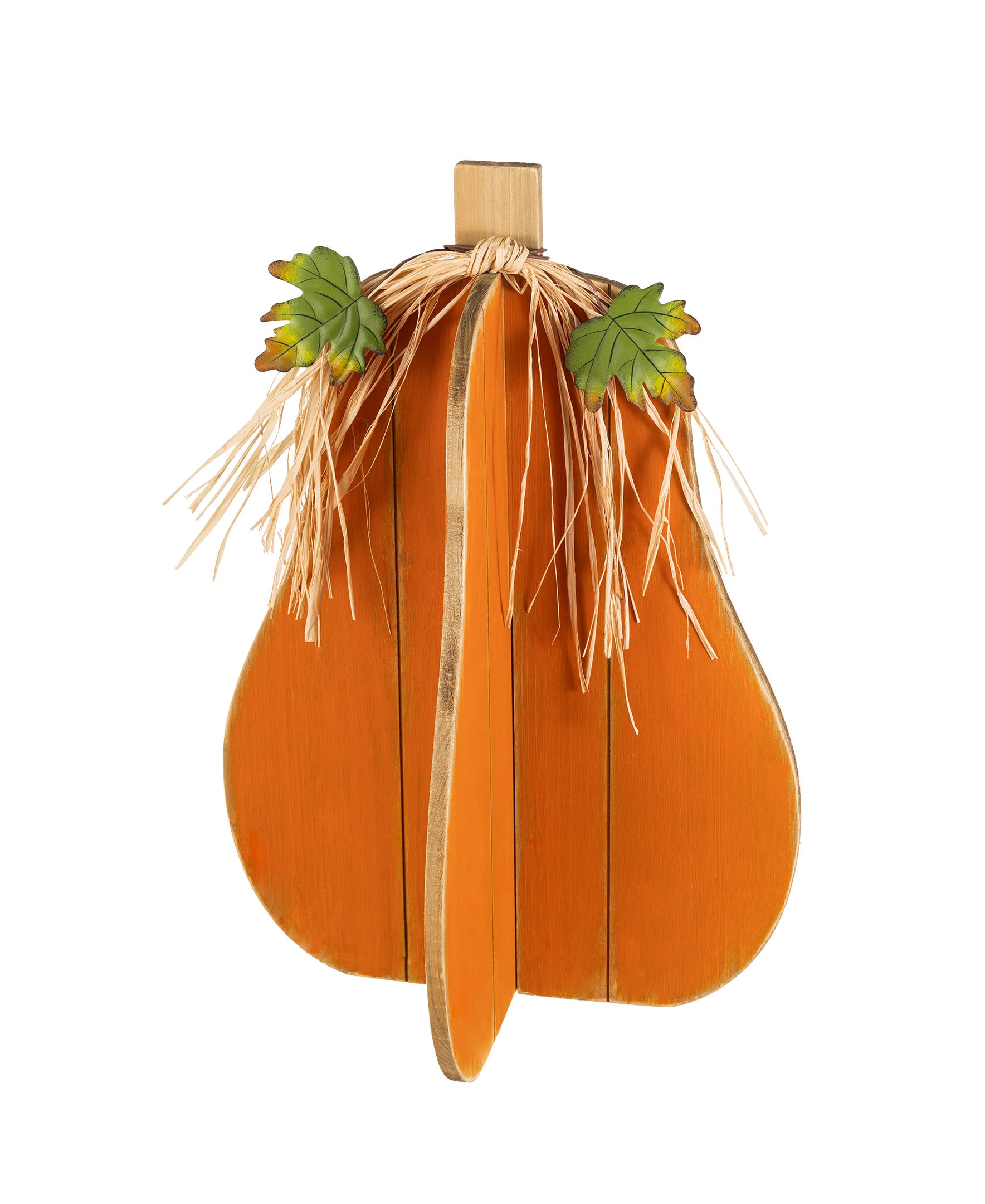 Glitzhome 22-in Pumpkin Free standing decoration in the Fall Decor ...