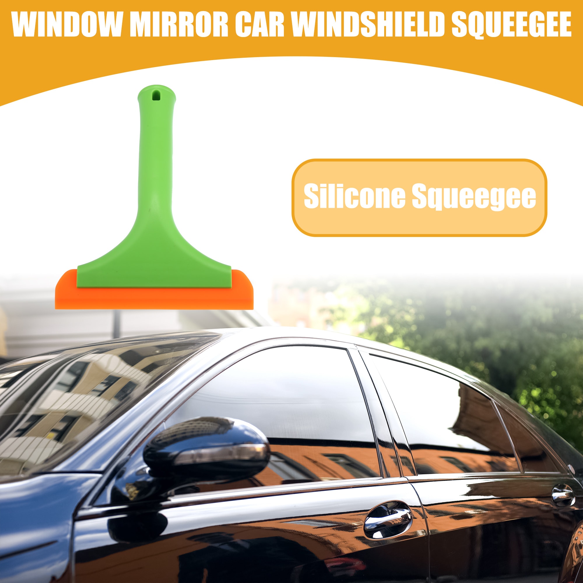 Unique Bargains 1pc Universal Window Mirror Car Windshield Squeegee ...
