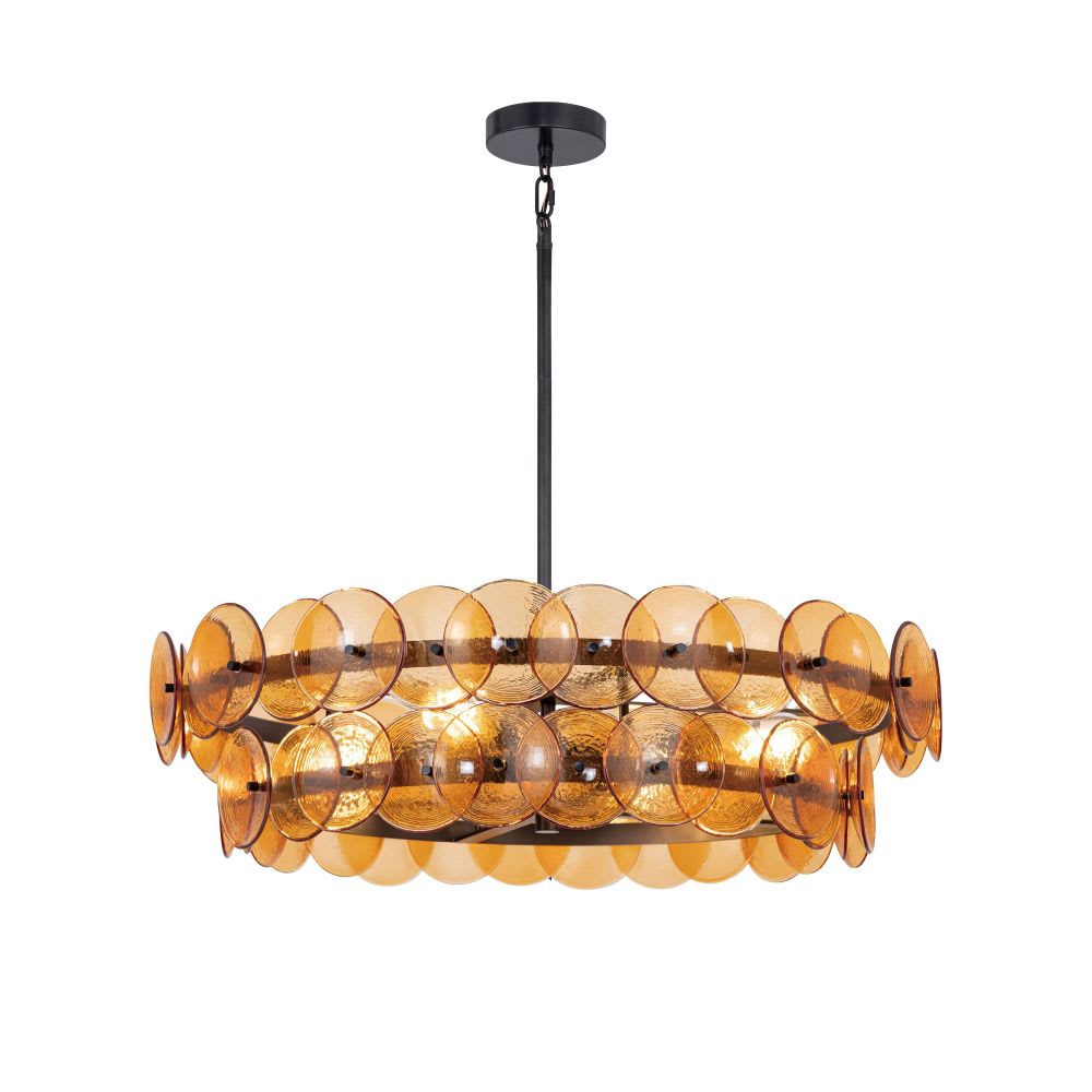 Maxim Lighting Loren 4-Light Gunmetal Incandescent Chandelier in the ...