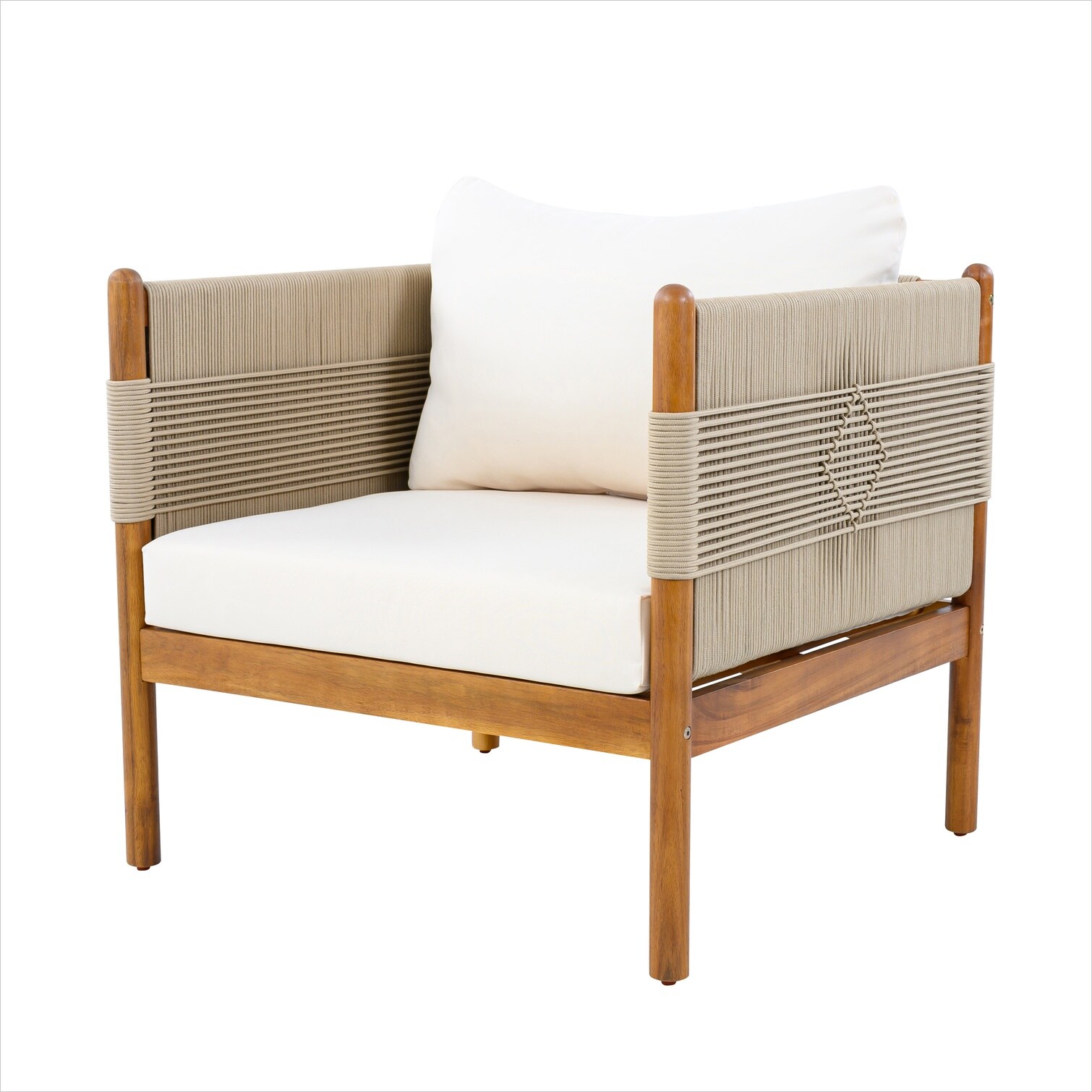 Naturefalls Modern Club Chairs Set of 2 with Plush Cushions Solid ...