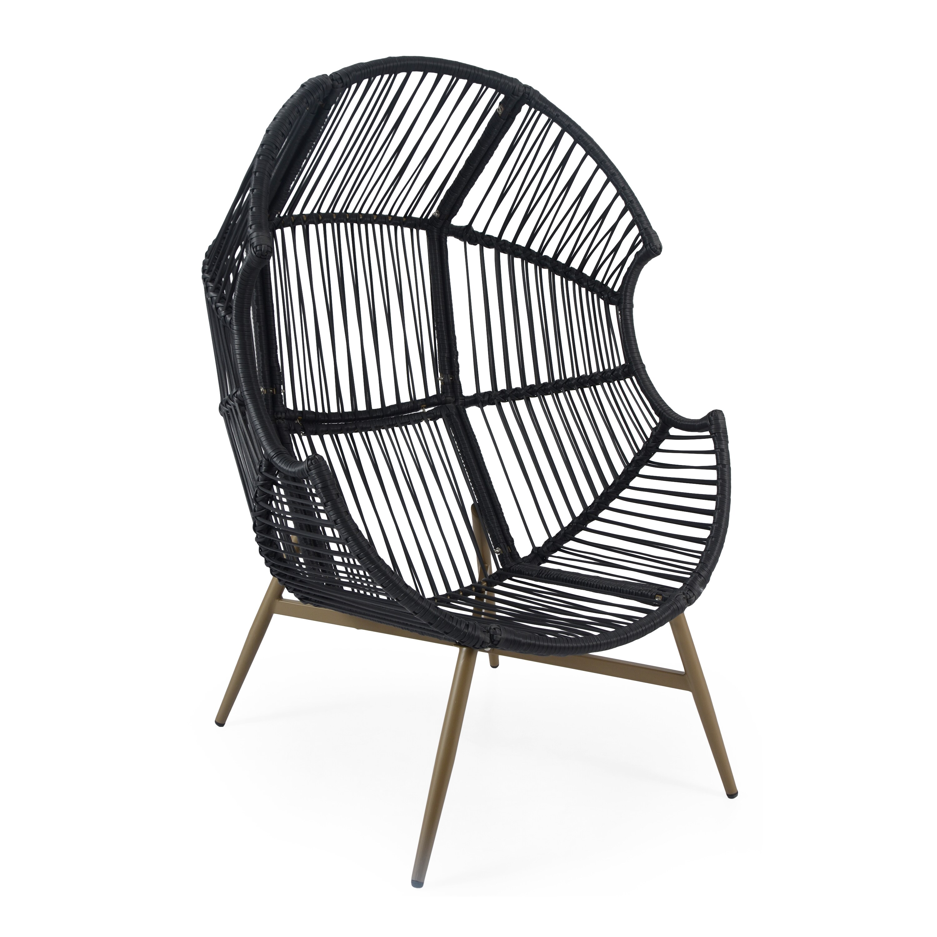 Christopher Knight Home Cori Outdoor Patio Wicker Egg Chair for ...