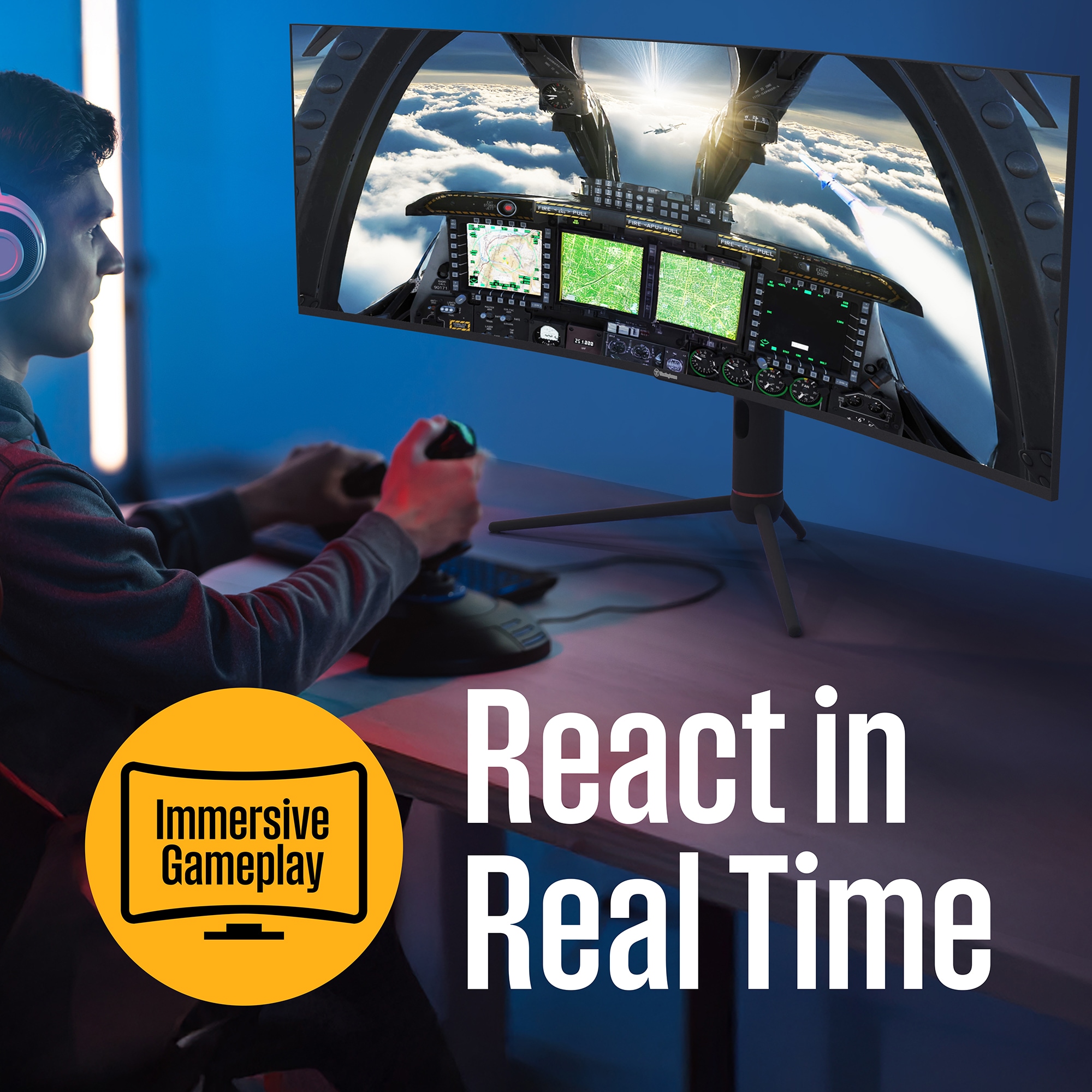 Westinghouse 49 Curved Gaming Monitor WC49BX6230 at Lowes.com