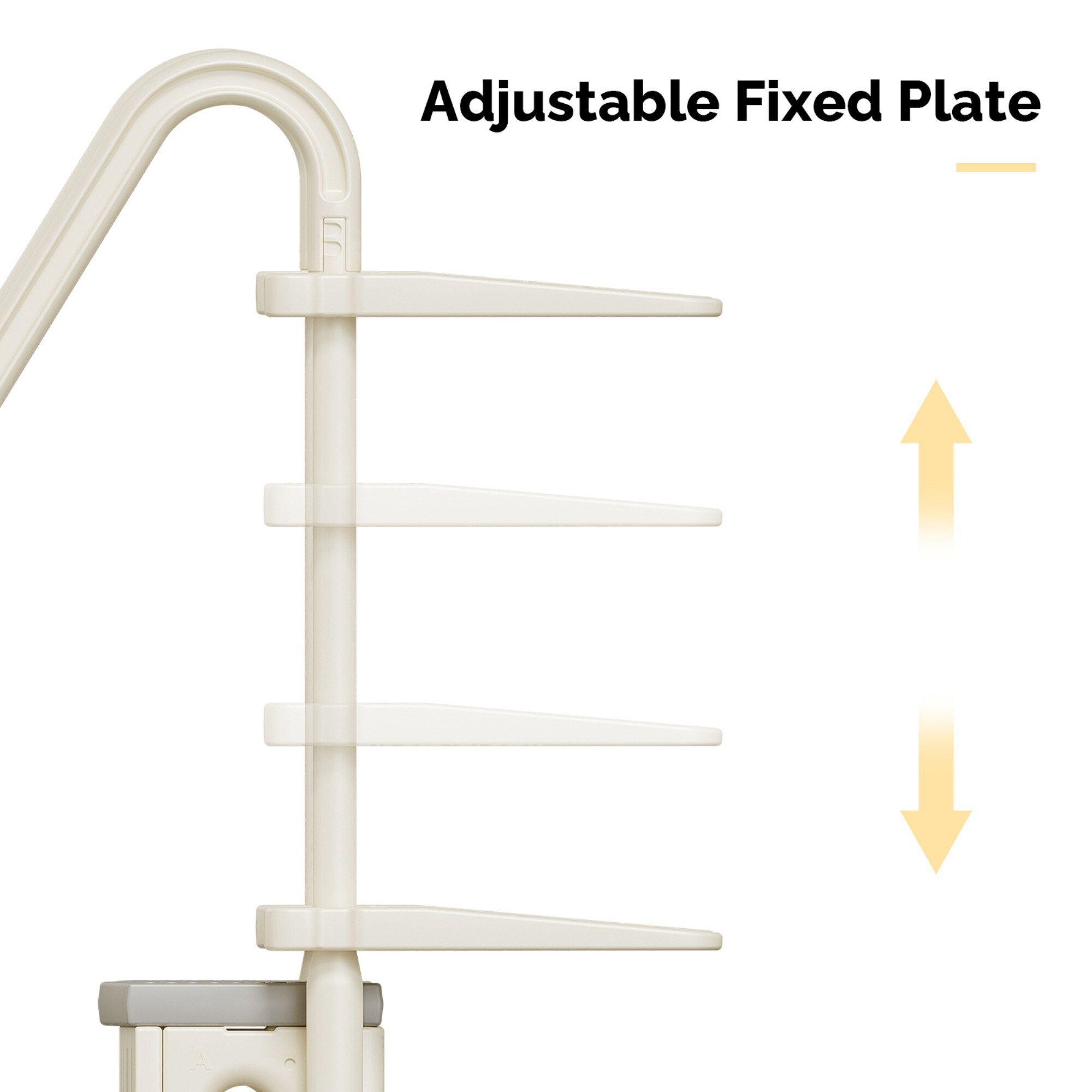Wudkey 3 Step Heavy-Duty Safety Step Pool Stairs with Handrails for ...