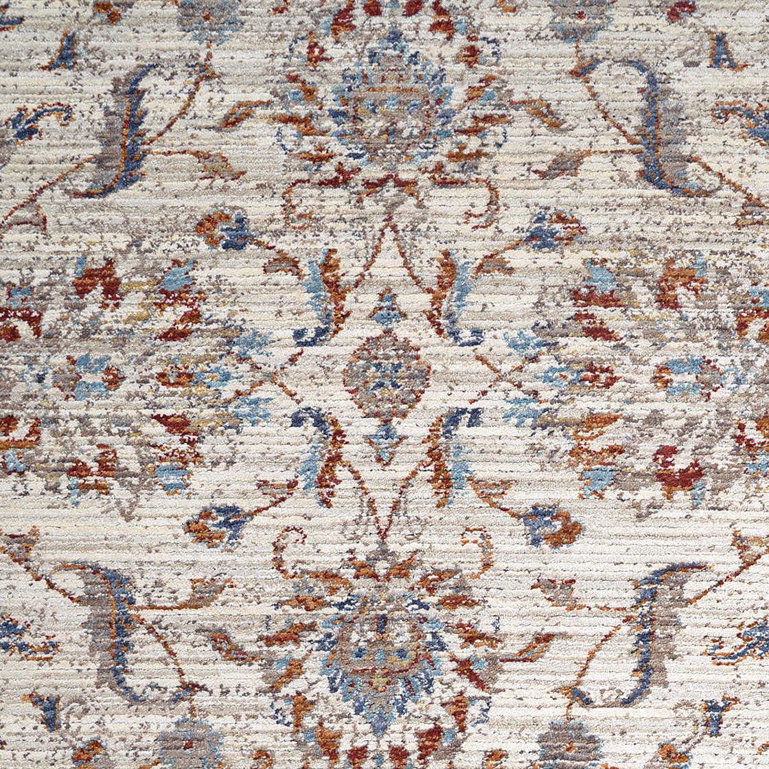 Couristan Nostalgia 7 x 10 (ft) Loomed Polyester Antique Cream ...