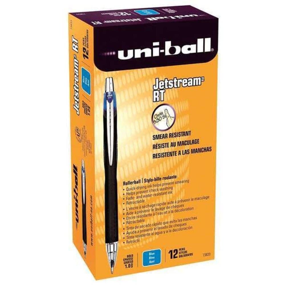 uni-ball Retractable Rollerball Pen 1 mm Blue PK12 73833 at Lowes.com