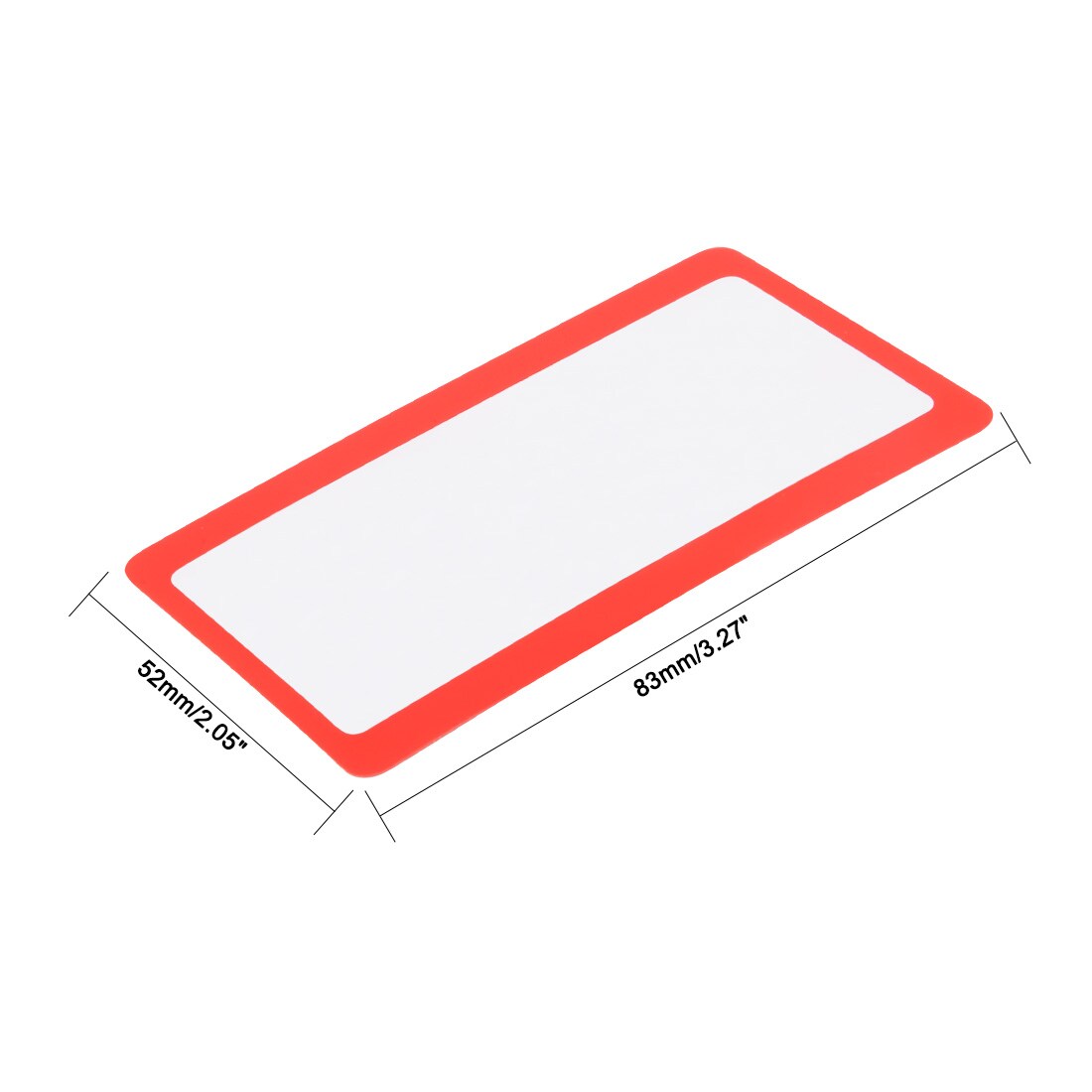 Unique Bargains Magnifying Glass Fresnel Lens Magnifier 75mm x 40mm 3X ...
