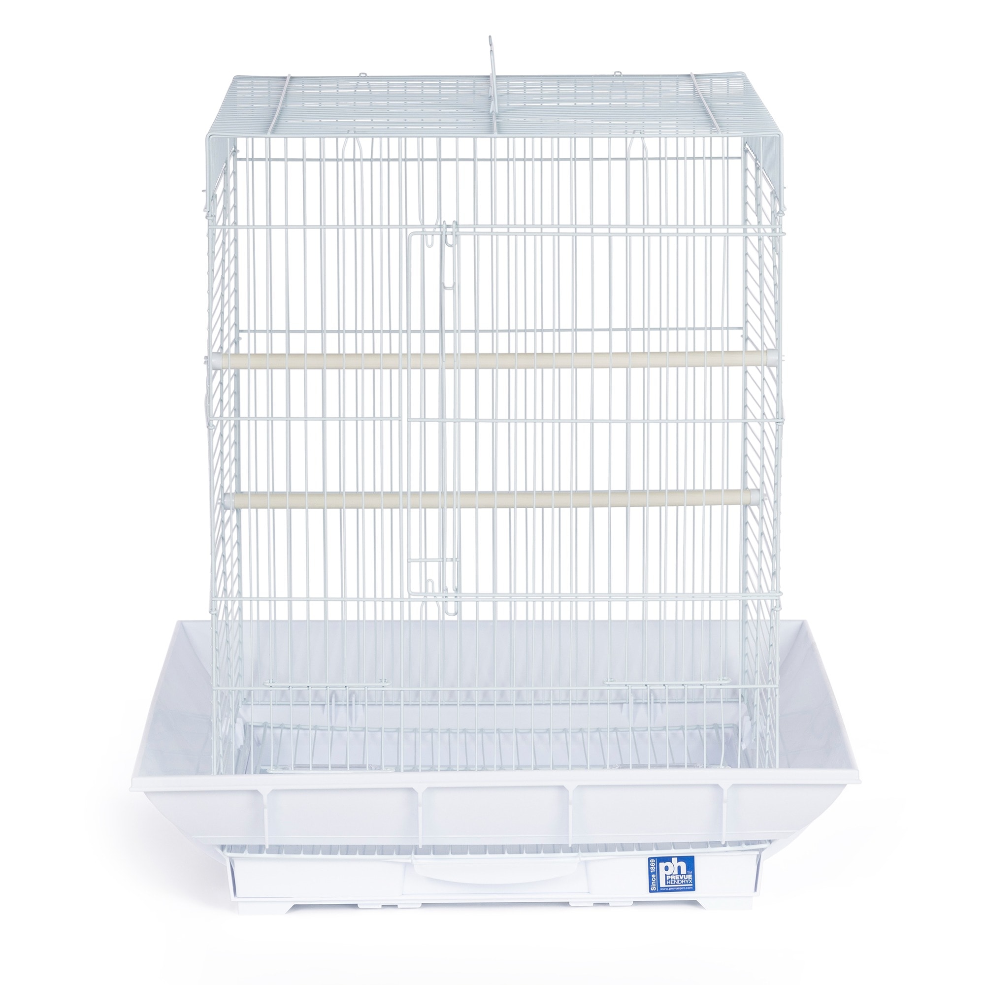 Prevue 1 -Count White powder-coated mesh / White base Protective cage ...