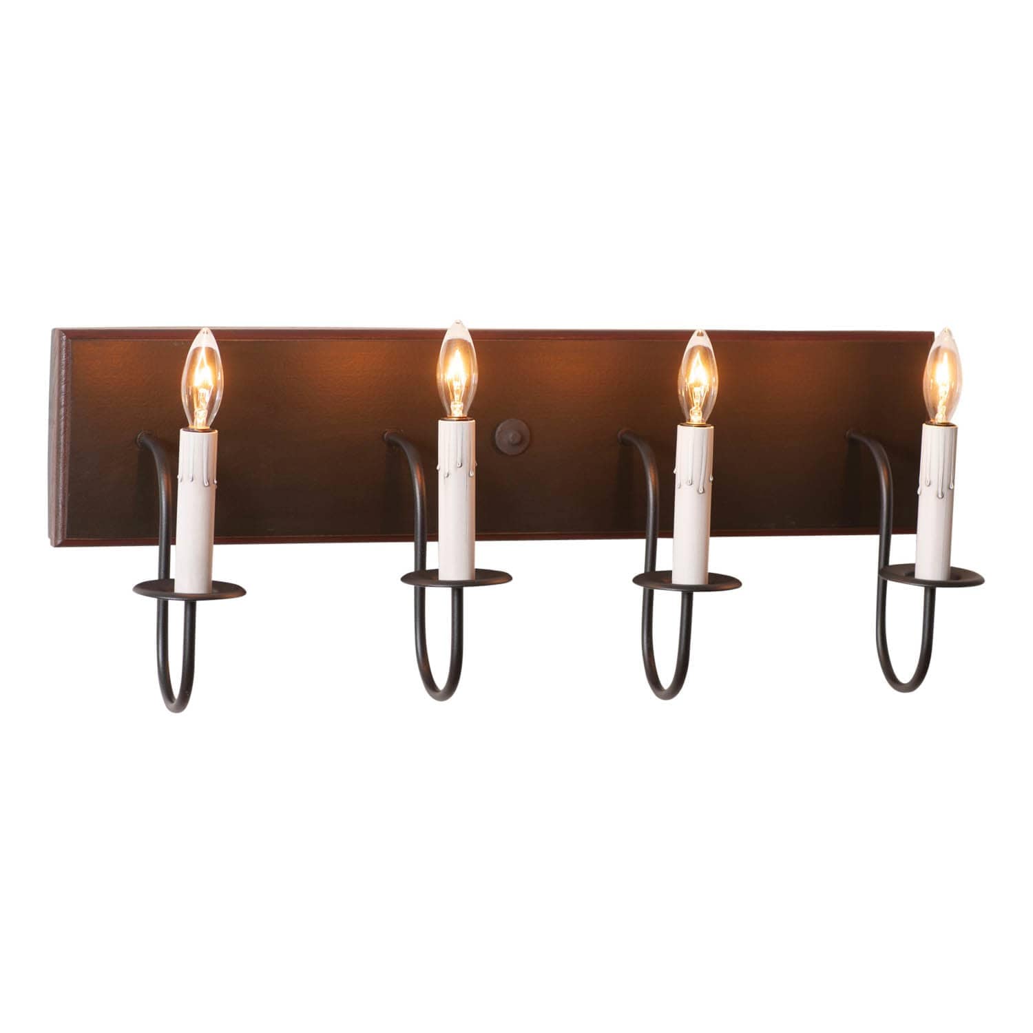 Irvin's Tinware Irvins Country Tinware 4-Light Vanity Light in Rustic ...