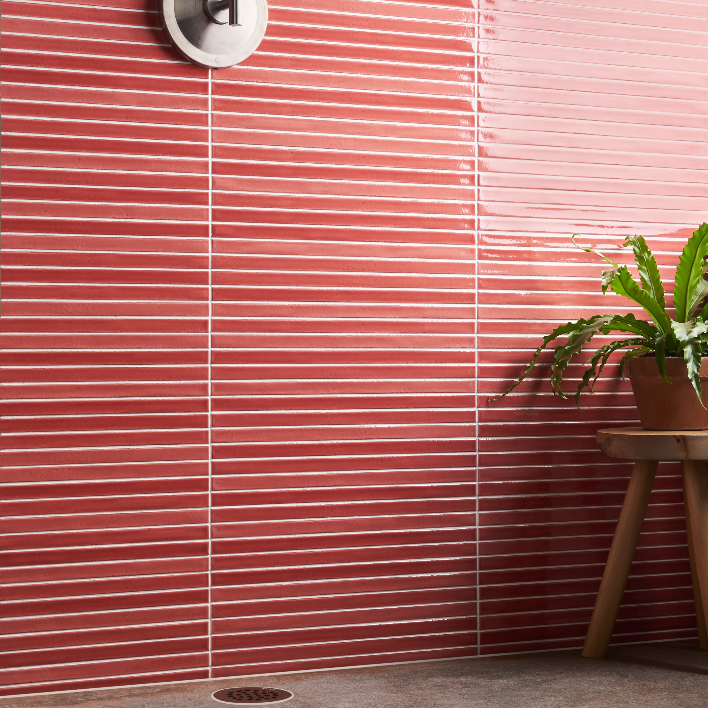 Artmore Tile Takara Wild Coralito Pink 6-in x 18-in Glossy Ceramic ...