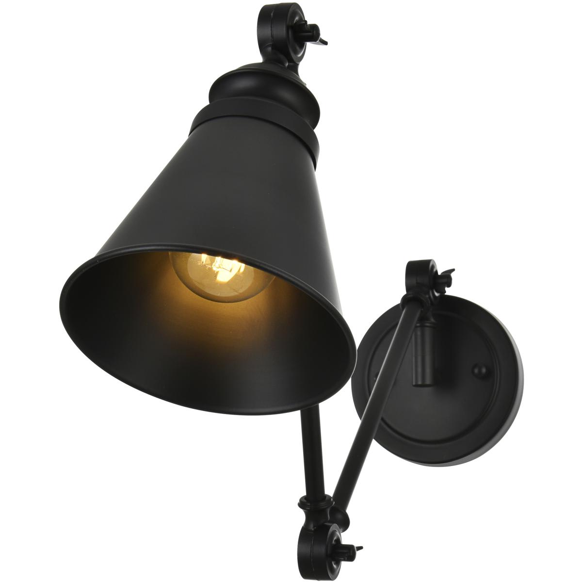 Elegant Lighting Living District LD7323W6BLK Ledger 16 inch 4000 watt ...