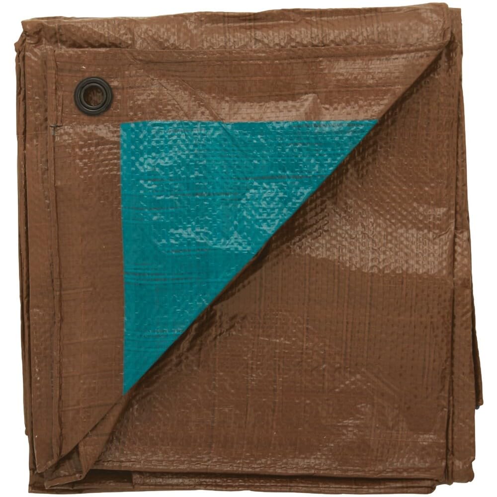 Do it Best Poly Tarpaulin 764337 - Medium Duty Brown/Green Tarp - 6X8 ...