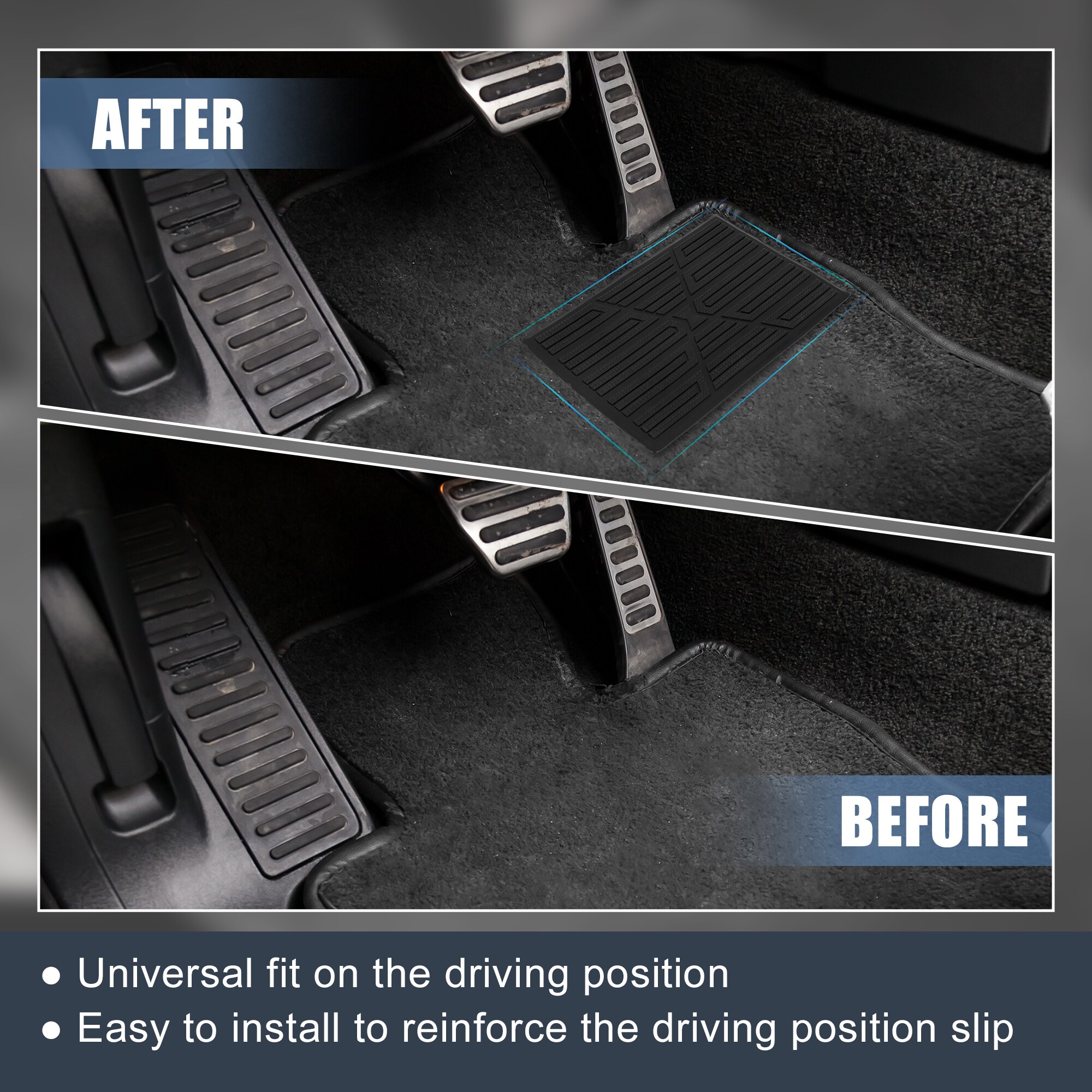 Unique Bargains Universal Car Vehicles Trucks Floor Carpet Mat Patch ...
