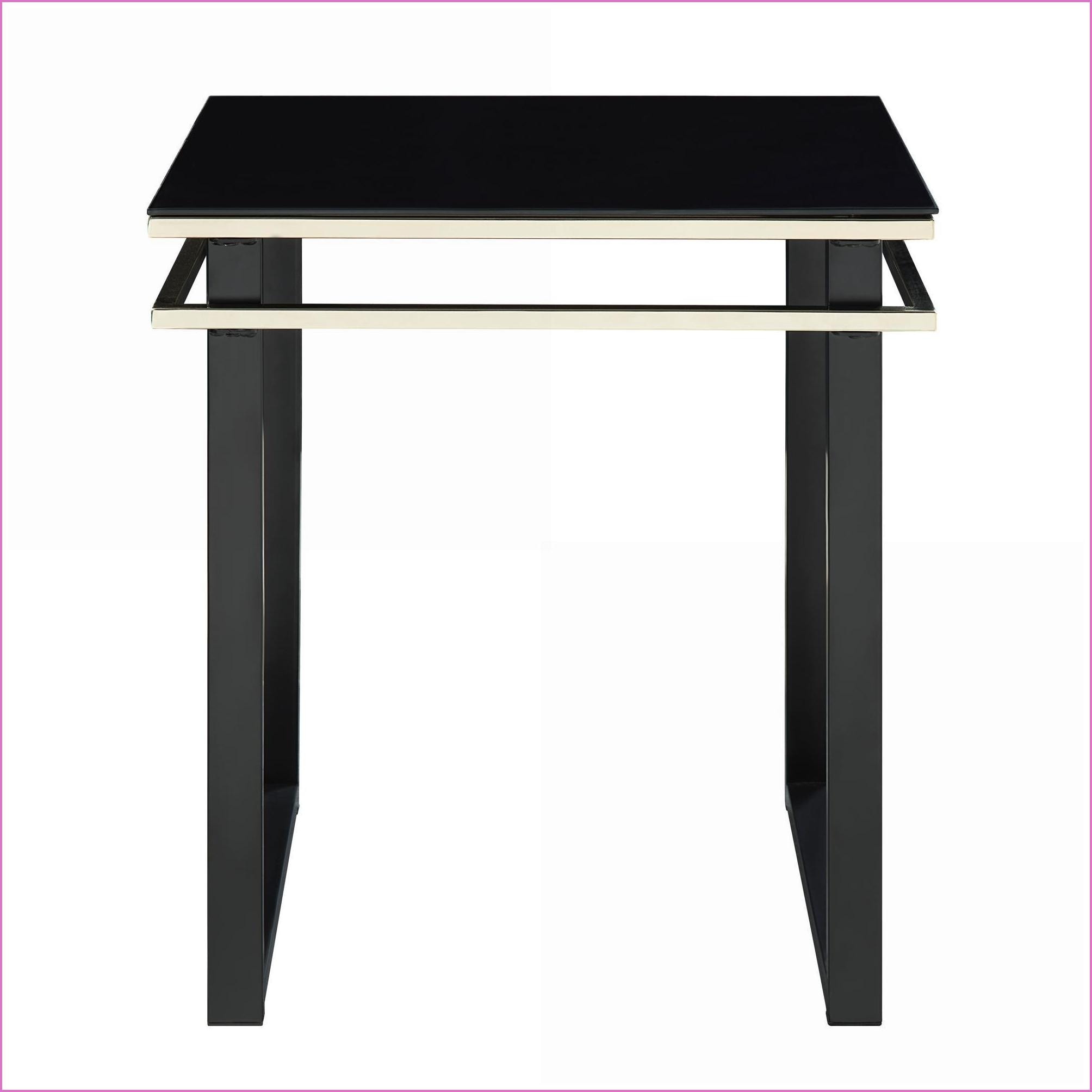 Watnature 3pc Living Room Coffee Table Set Black Tempered Glass Top ...