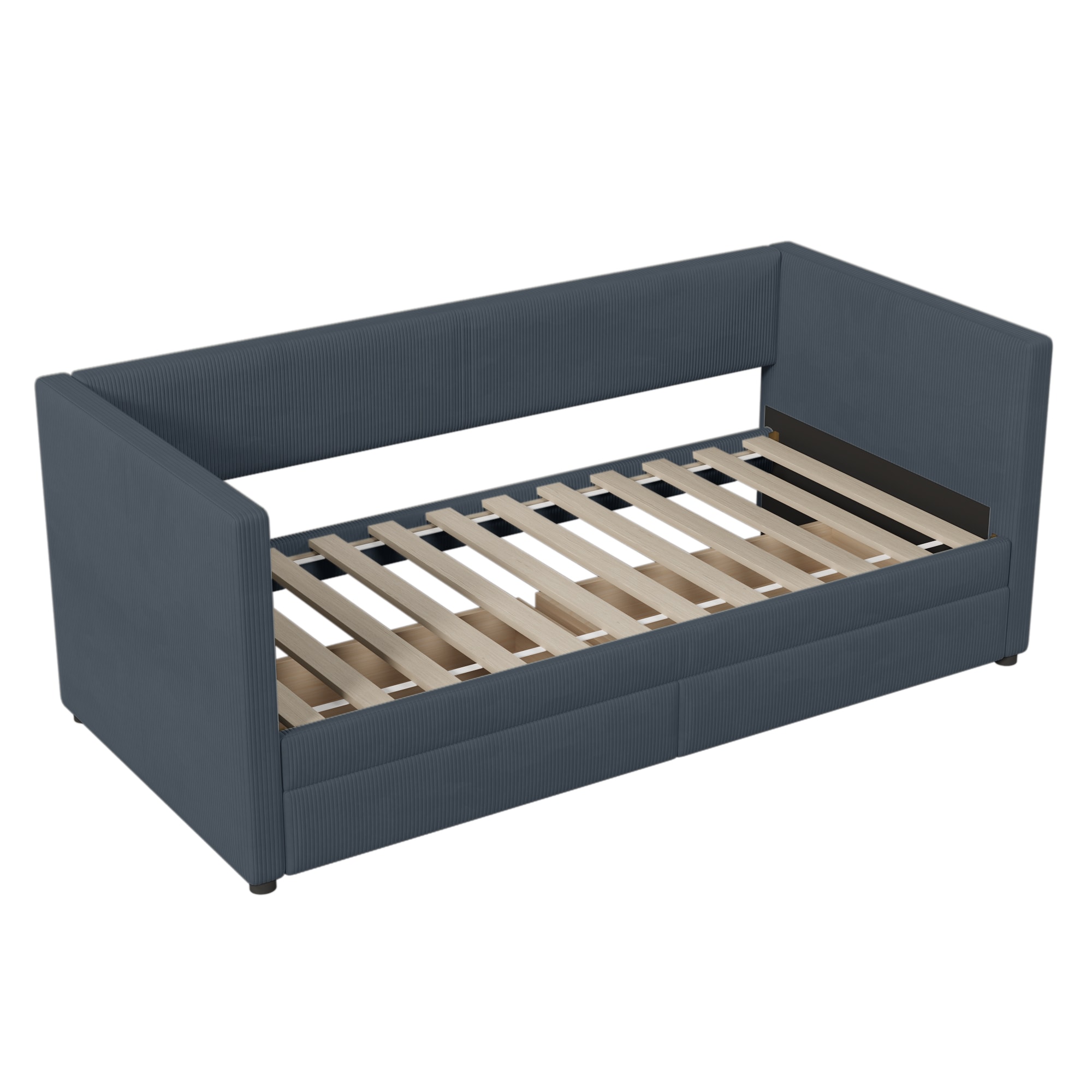 ModernLuxe Gray Twin Wood Daybed with Storage L-SF000007AAE at Lowes.com
