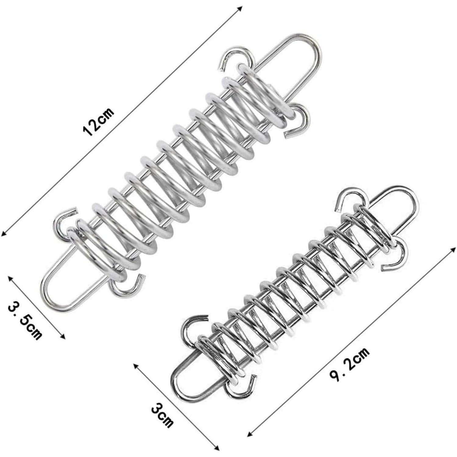 Angel Sar 6in L 10-Pack Stainless Steel Silver Sun Shade Sail ...