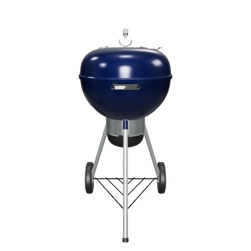 Weber Master-Touch 22-in W Deep Ocean Blue Kettle Charcoal Grill ...