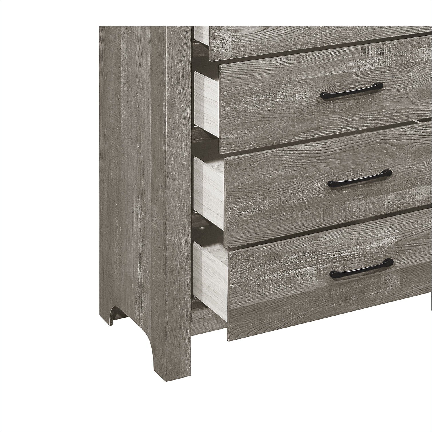 Naturefalls Bedroom Bachelor s Chest with 5 Drawers in Classic Gray ...