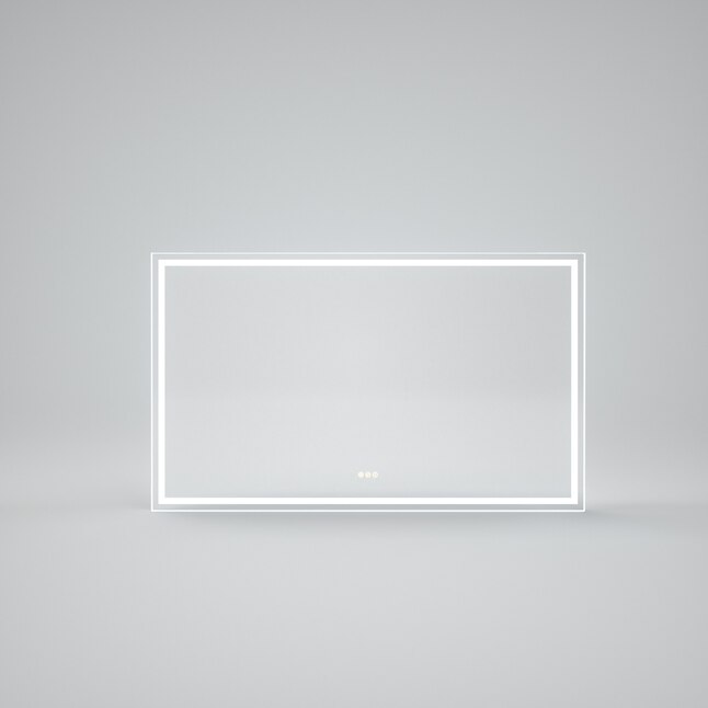 TaiMei 36-in x 72-in Frameless Dimmable Lighted Fog Free Bathroom ... TaiMei 36-in x 72-in Frameless Dimmable Lighted Fog Free Bathroom ...