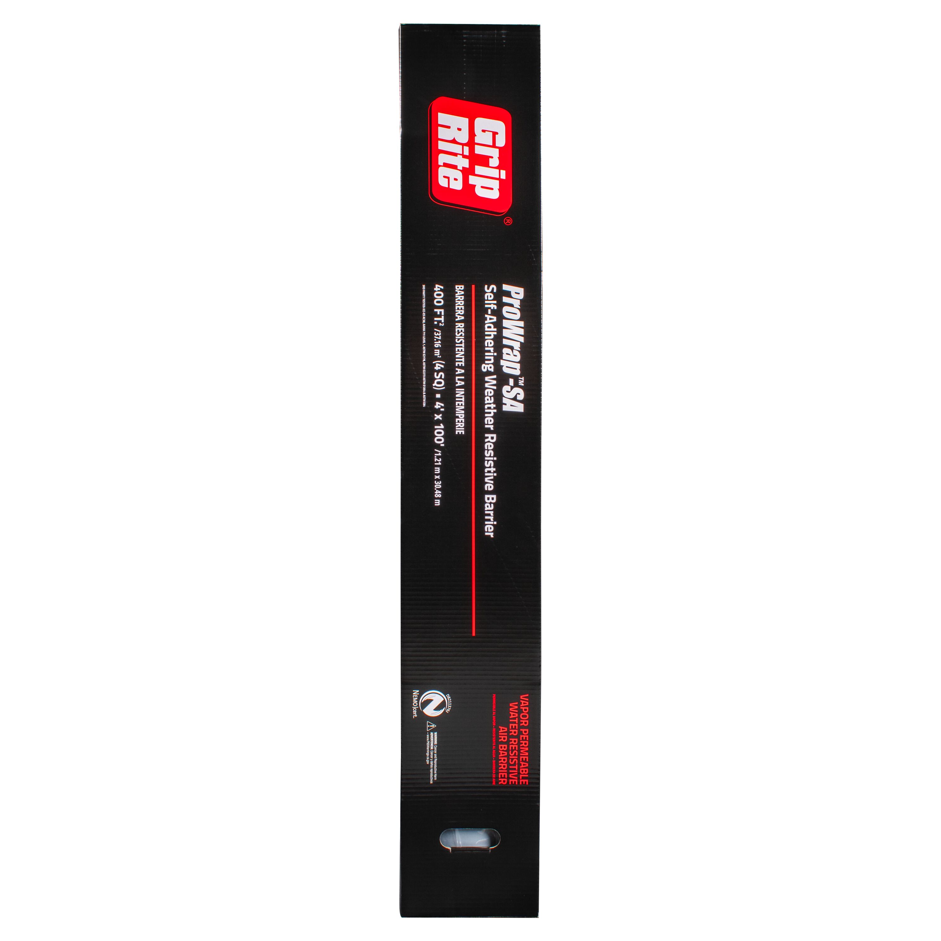 Grip-Rite 4-ft x 100-ft Water Resistant UV Resistant House Wrap 400-sq ...