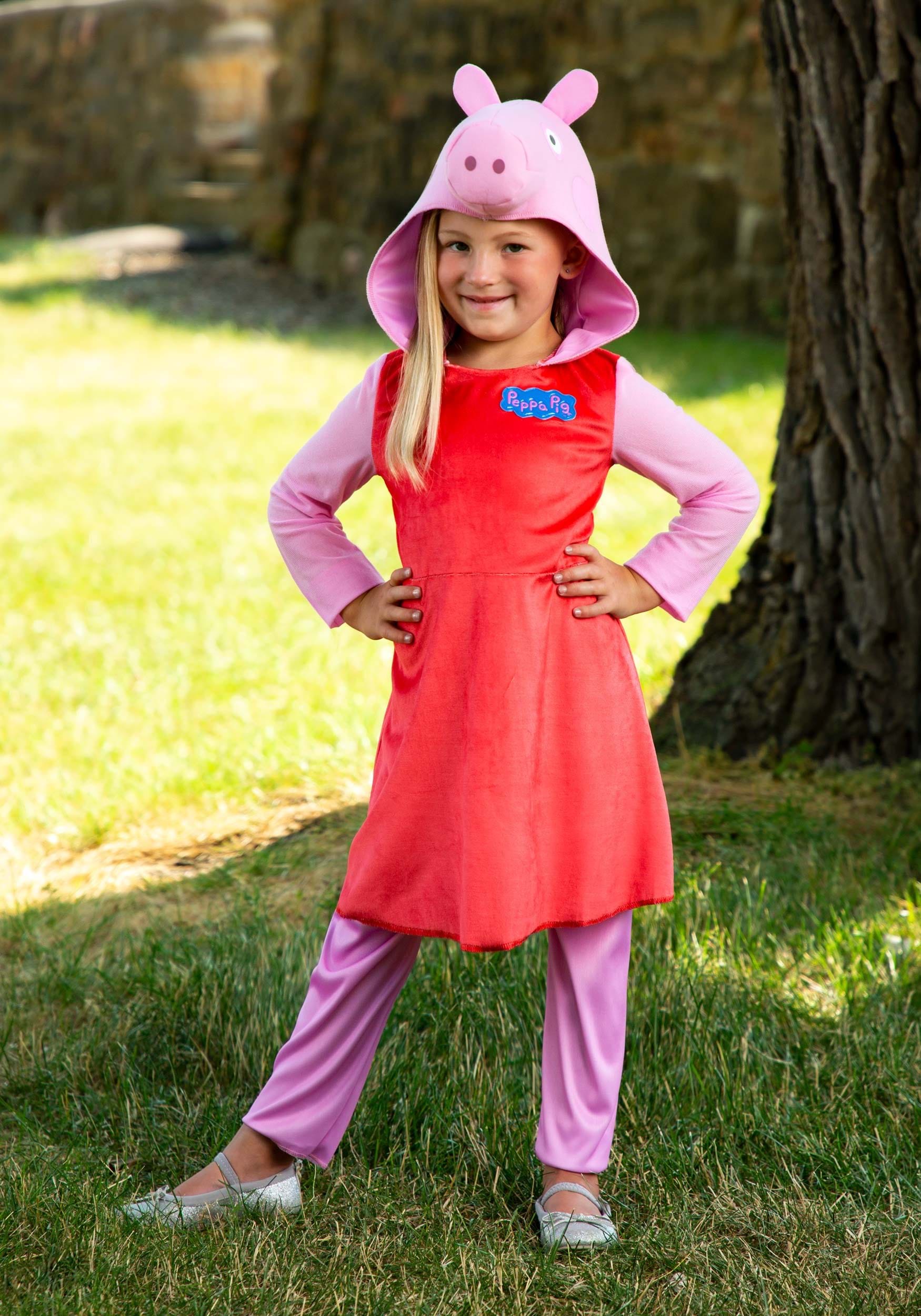 Disguise Limited Girl's Peppa Pig Long Sleeve Costume Size 4/6X in the ...