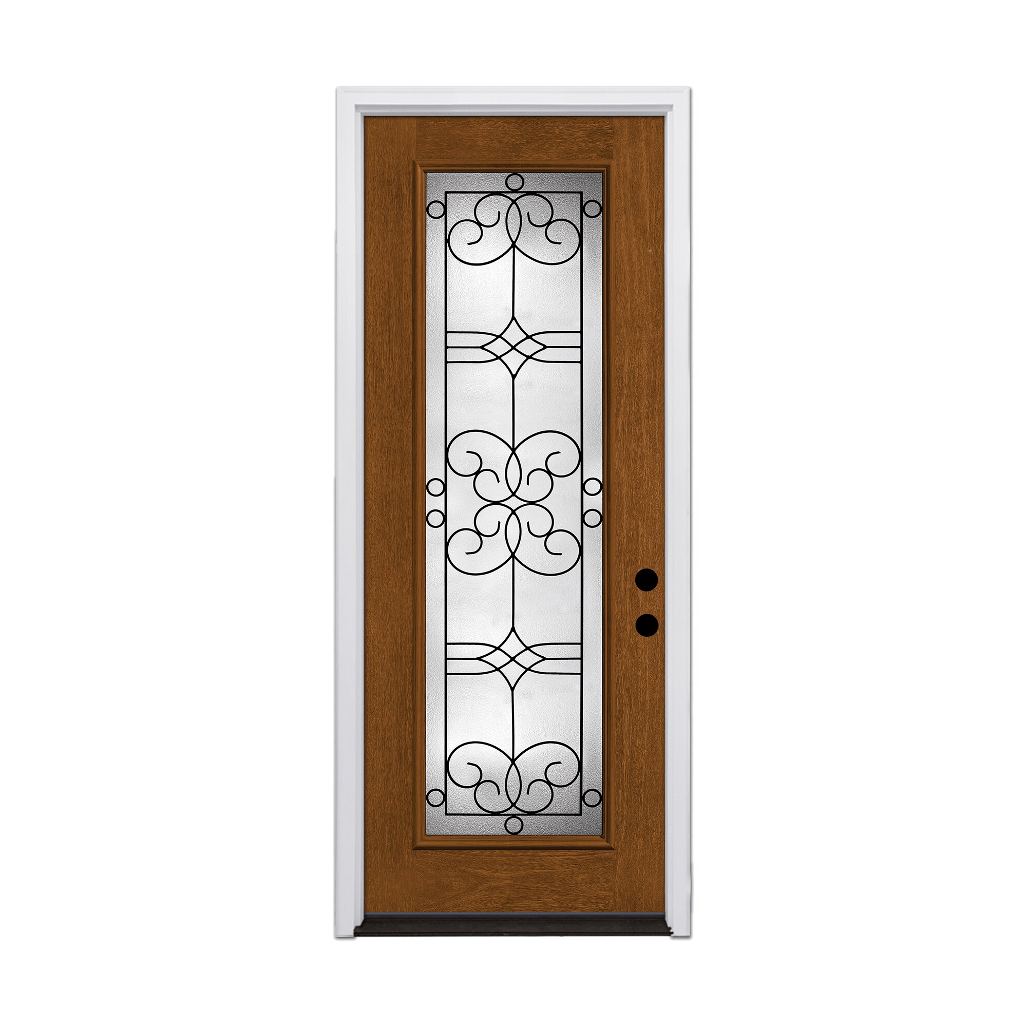 Therma-Tru Salinas 36-in x 96-in x 4-9/16-in Fiberglass Left-hand ...