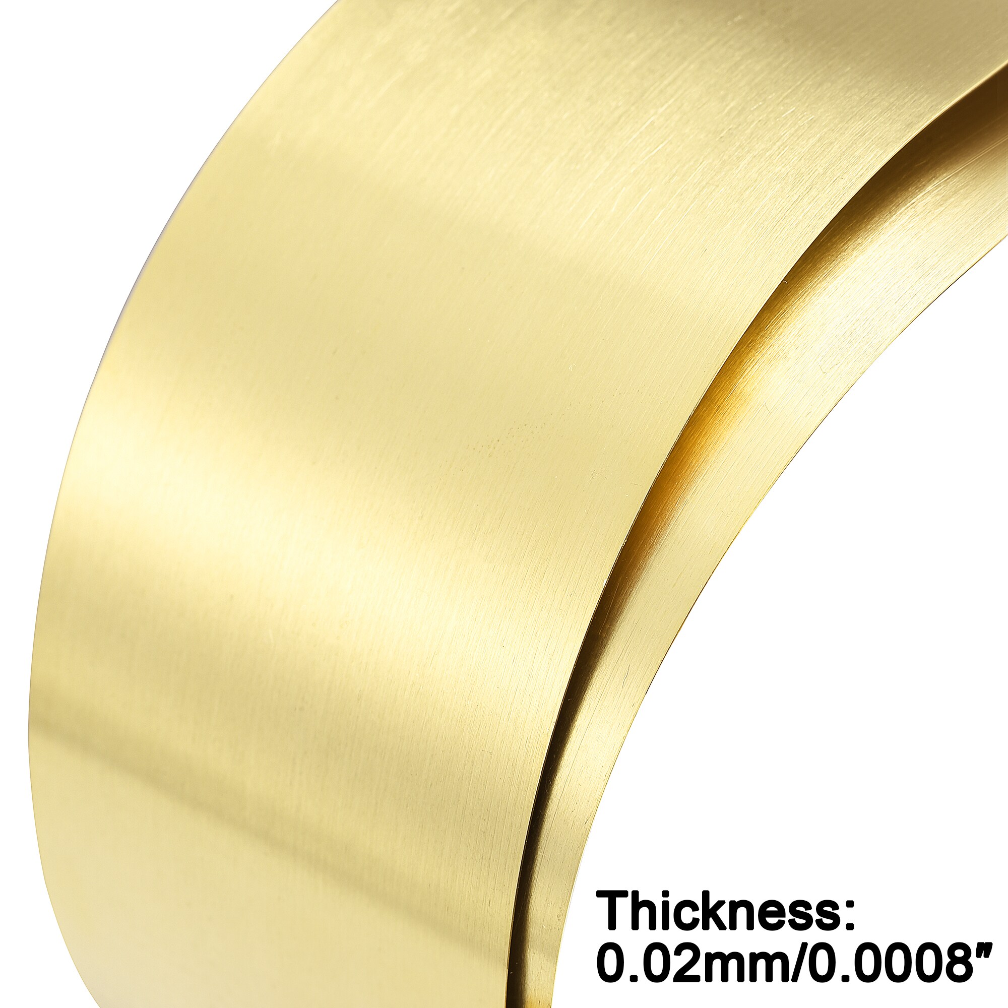 Unique Bargains Brass Sheet Roll Metal Foil Plate 1000mm x 100mm x 0 ...