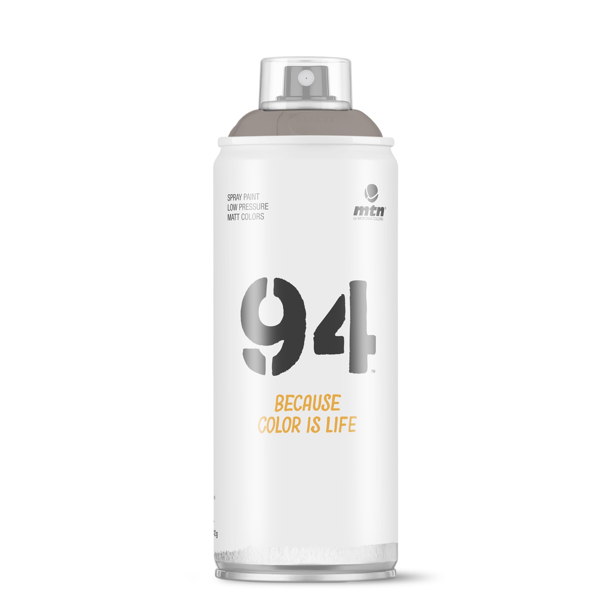 Montana Cans Montana Colors MTN 94 Spray Paint RV 304 Balboa Grey Matte ...