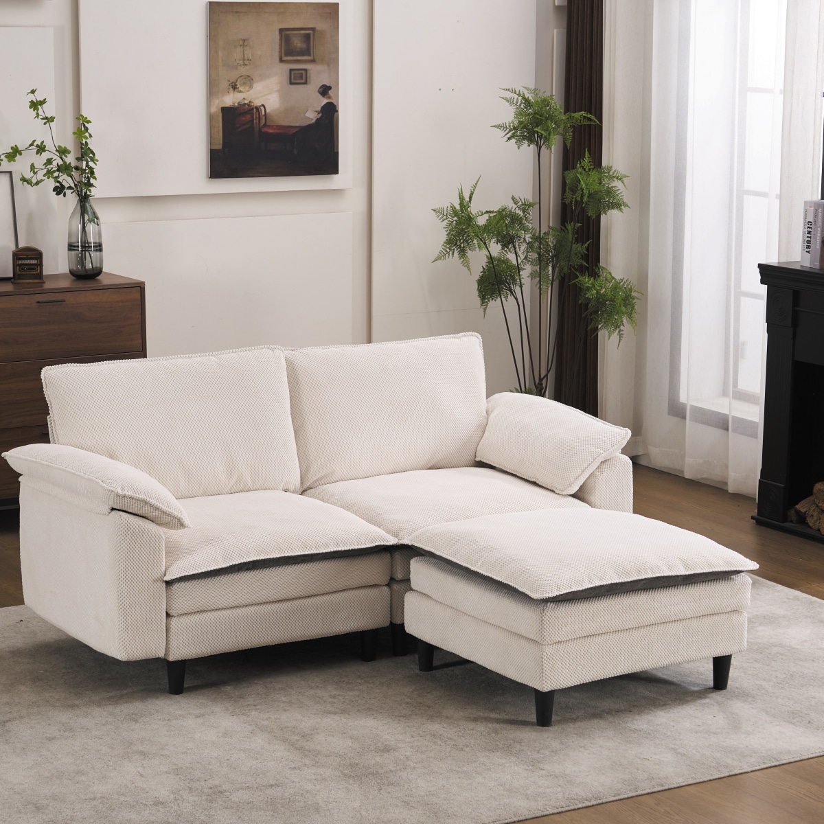 Streamdale Furniture Streamdale 70.87'' Two-Tone L-Shaped Modular ...