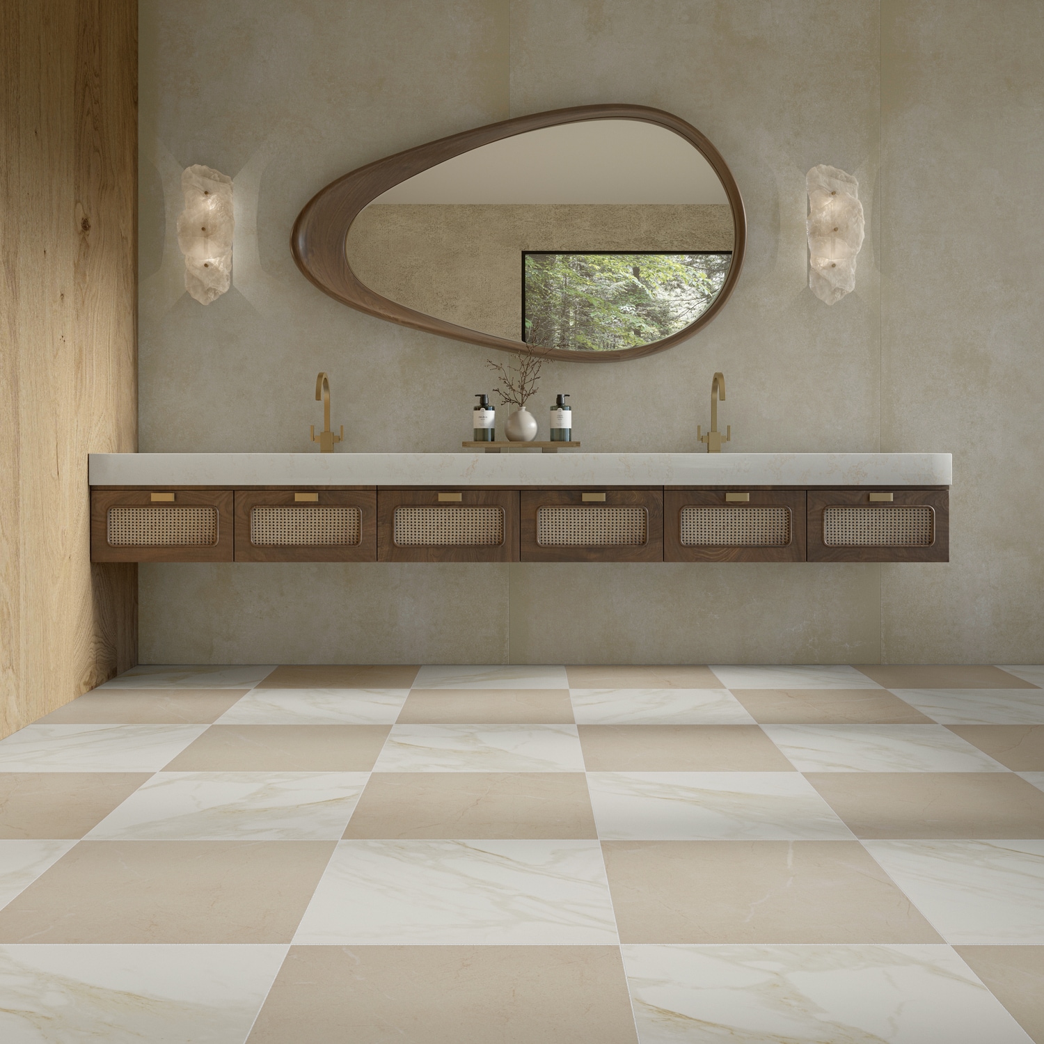 Daltile Perpetuo Brilliant White 24-in x 24-in Matte Porcelain Marble ...