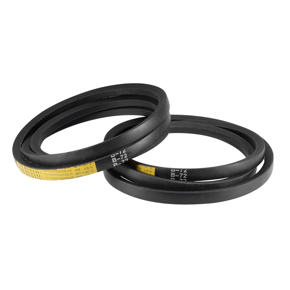 Unique Bargains B72 V-Belts 72inch Pitch Length B-Section Rubber Drive ...