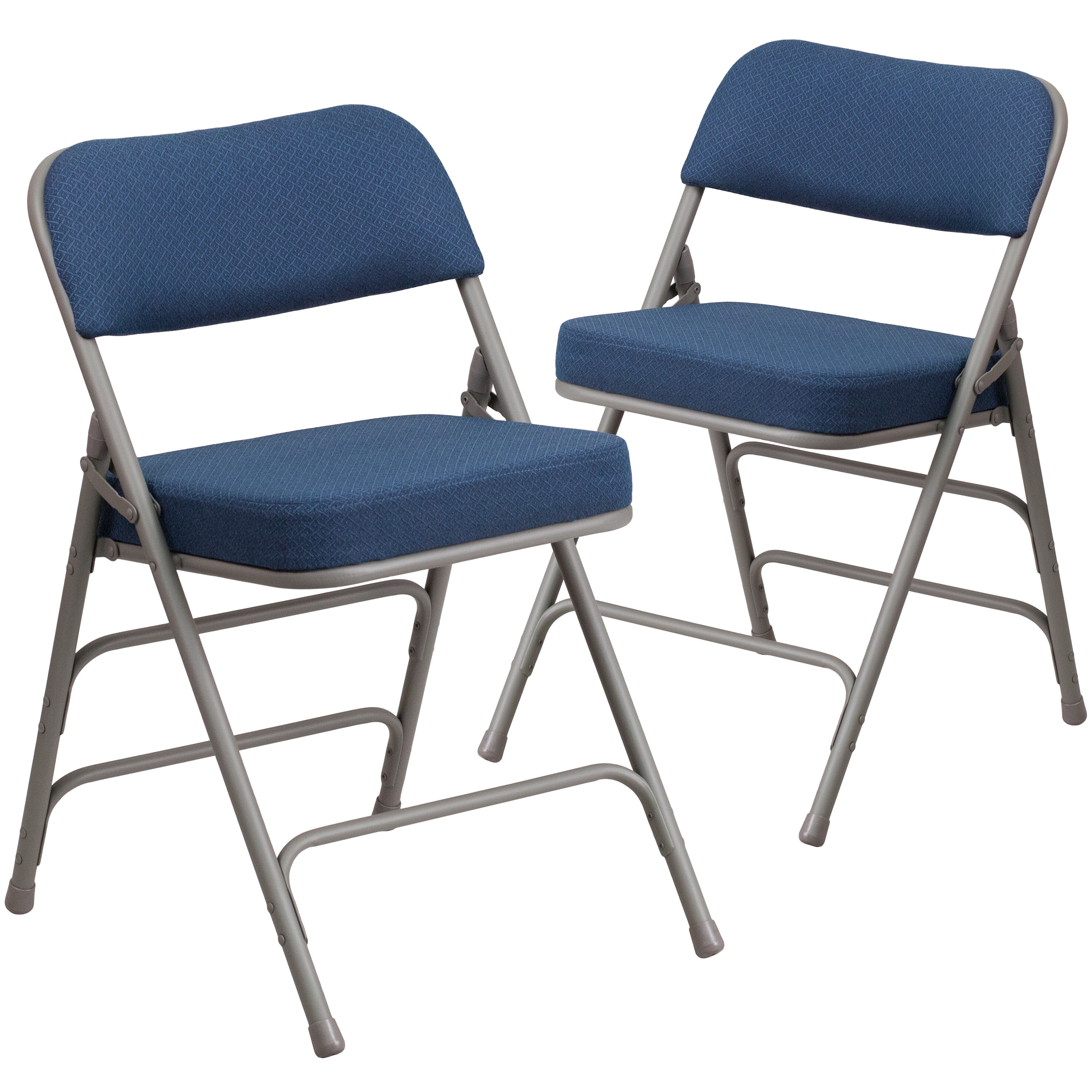 Emma + Oliver 2 Pack Premium Curved Triple Braced and Double Hinged ...