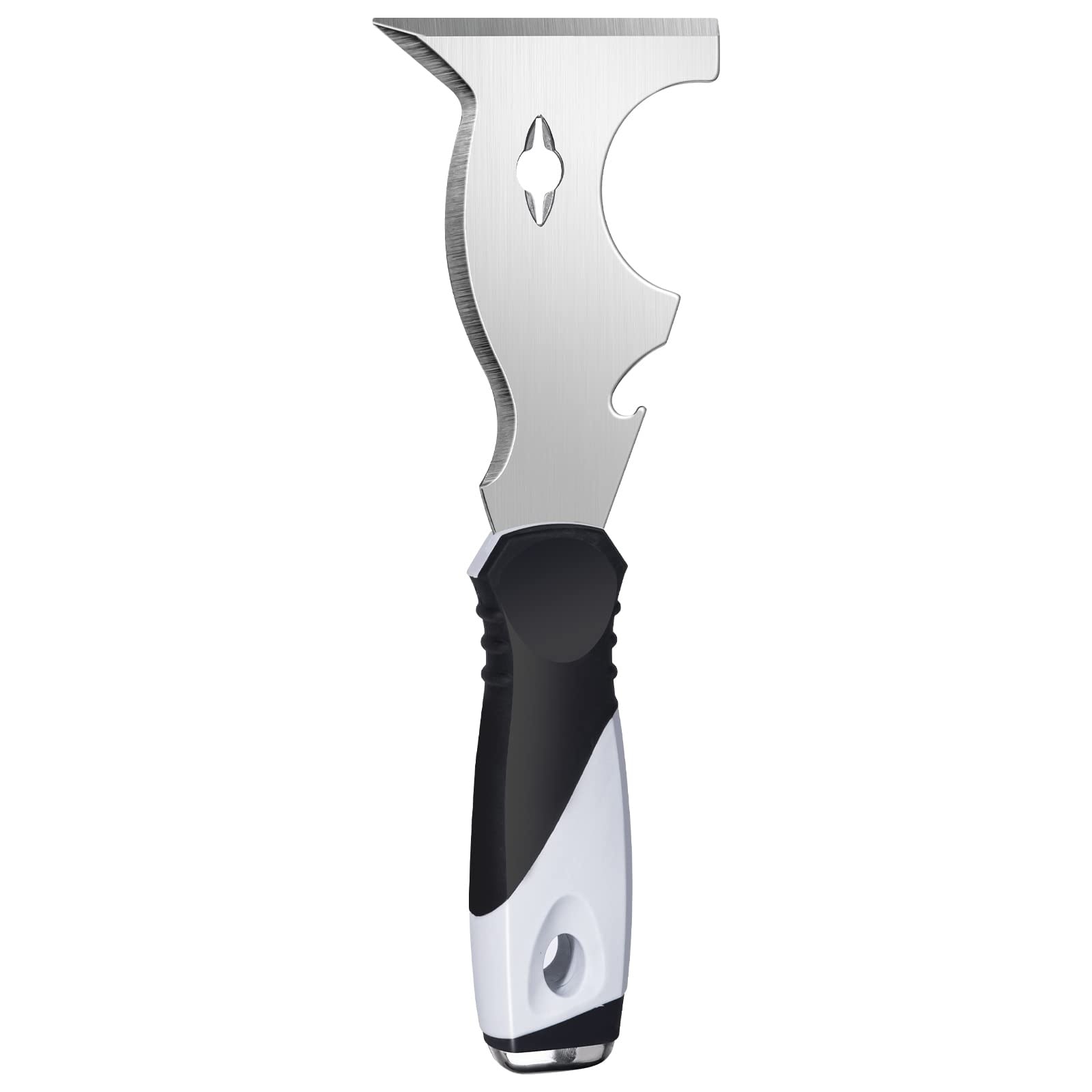 Phyfalip 10 in 1 Stainless Steel Putty Knife Scraper Tool for Paint ...