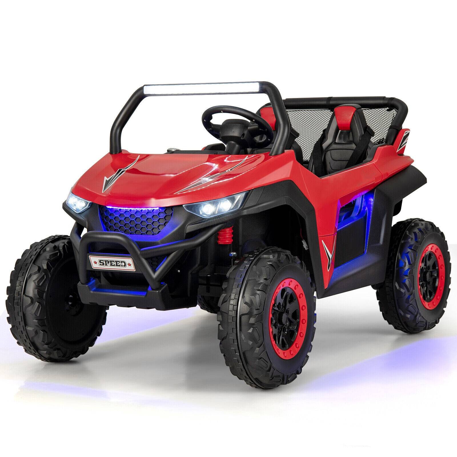 Slickblue Kids 12V 2-Seater Electric UTV Ride-On with Remote USB and ...