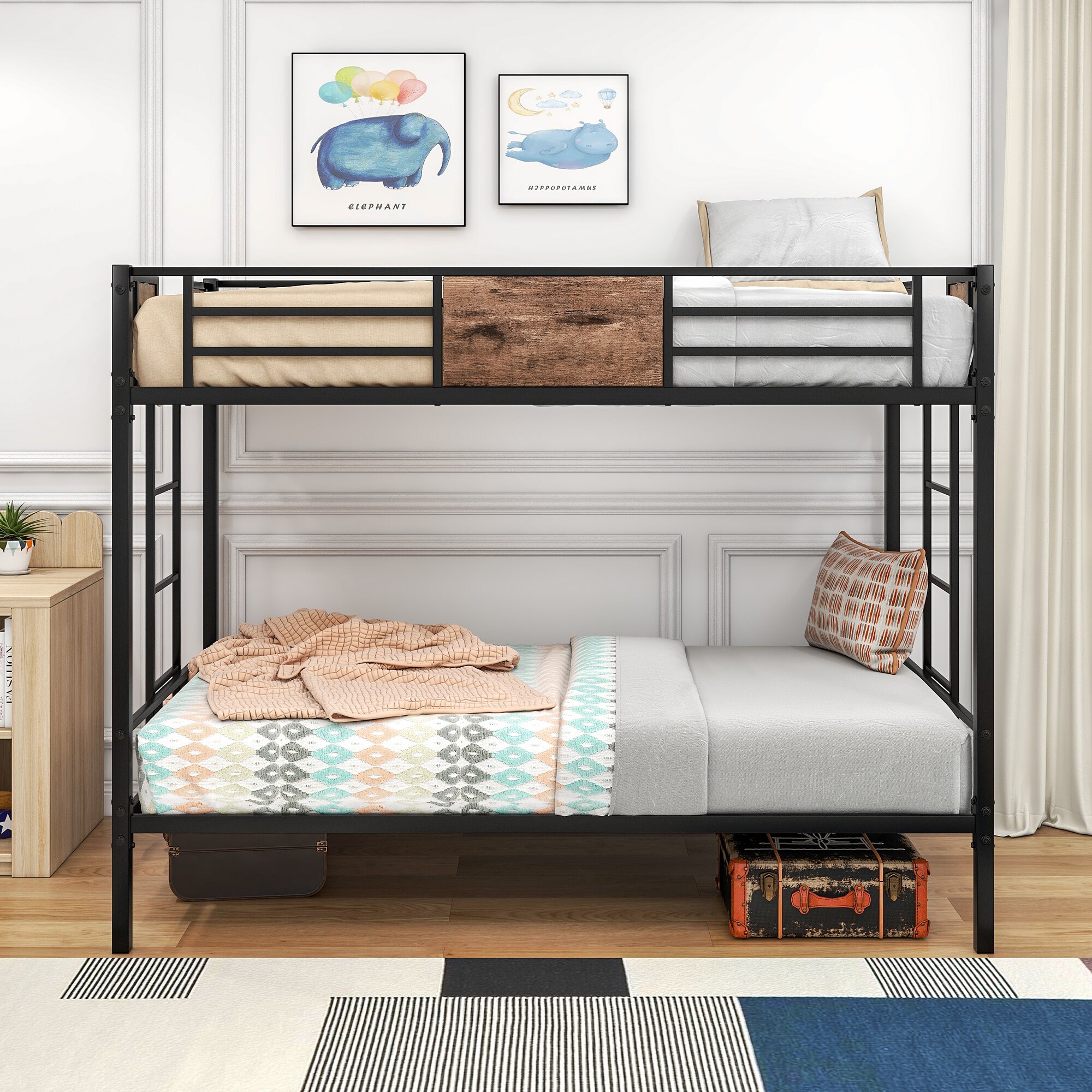Rustic Steel-Frame Bunk Beds at Lowes.com