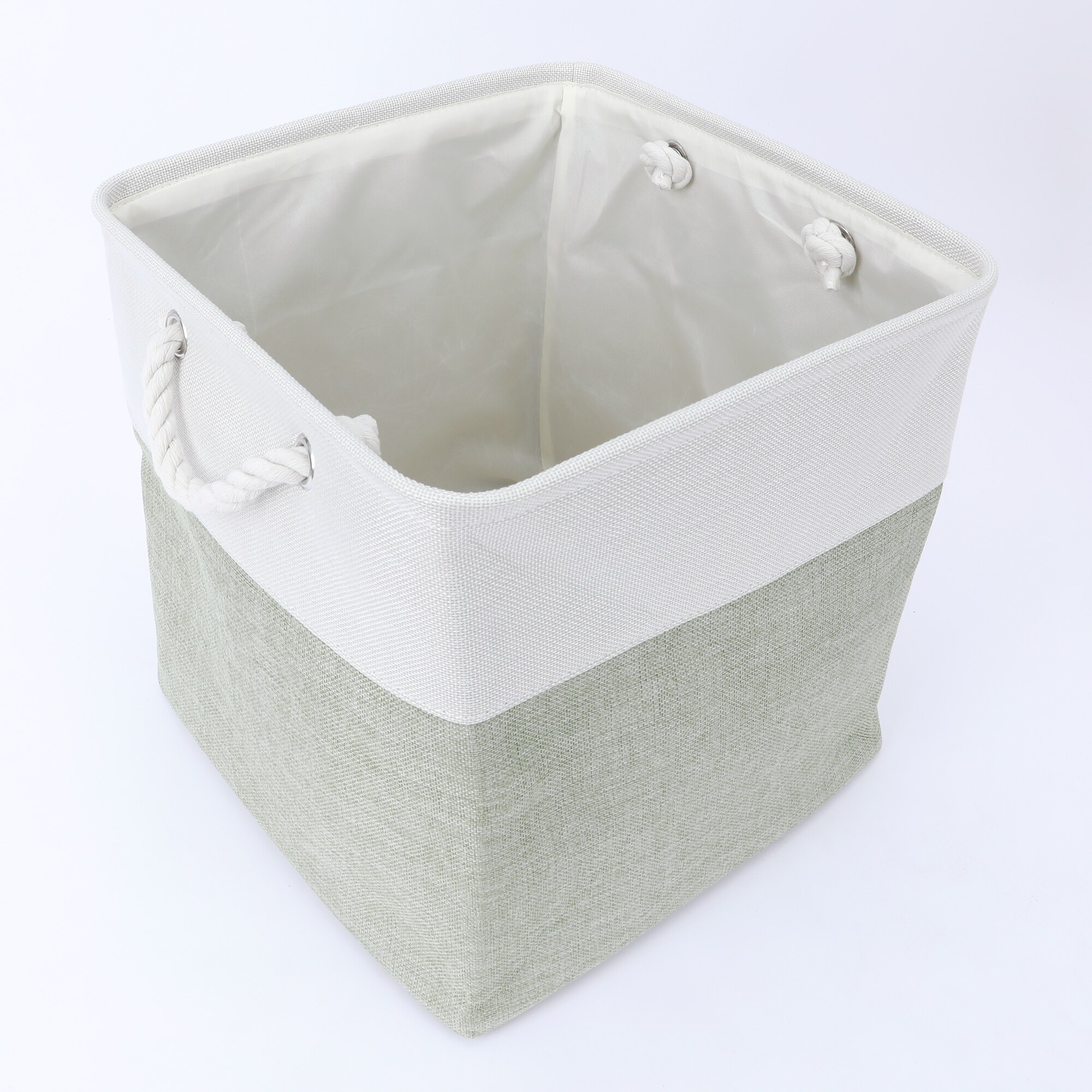 Unique Bargains Square Fabric Collapsible Storage Basket Bin with ...