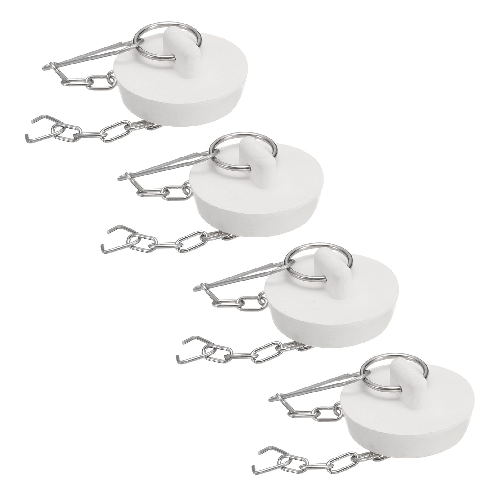 Unique Bargains 4pcs Tub Stoppers Rubber Bathtub Stoppers 38-39mm ...