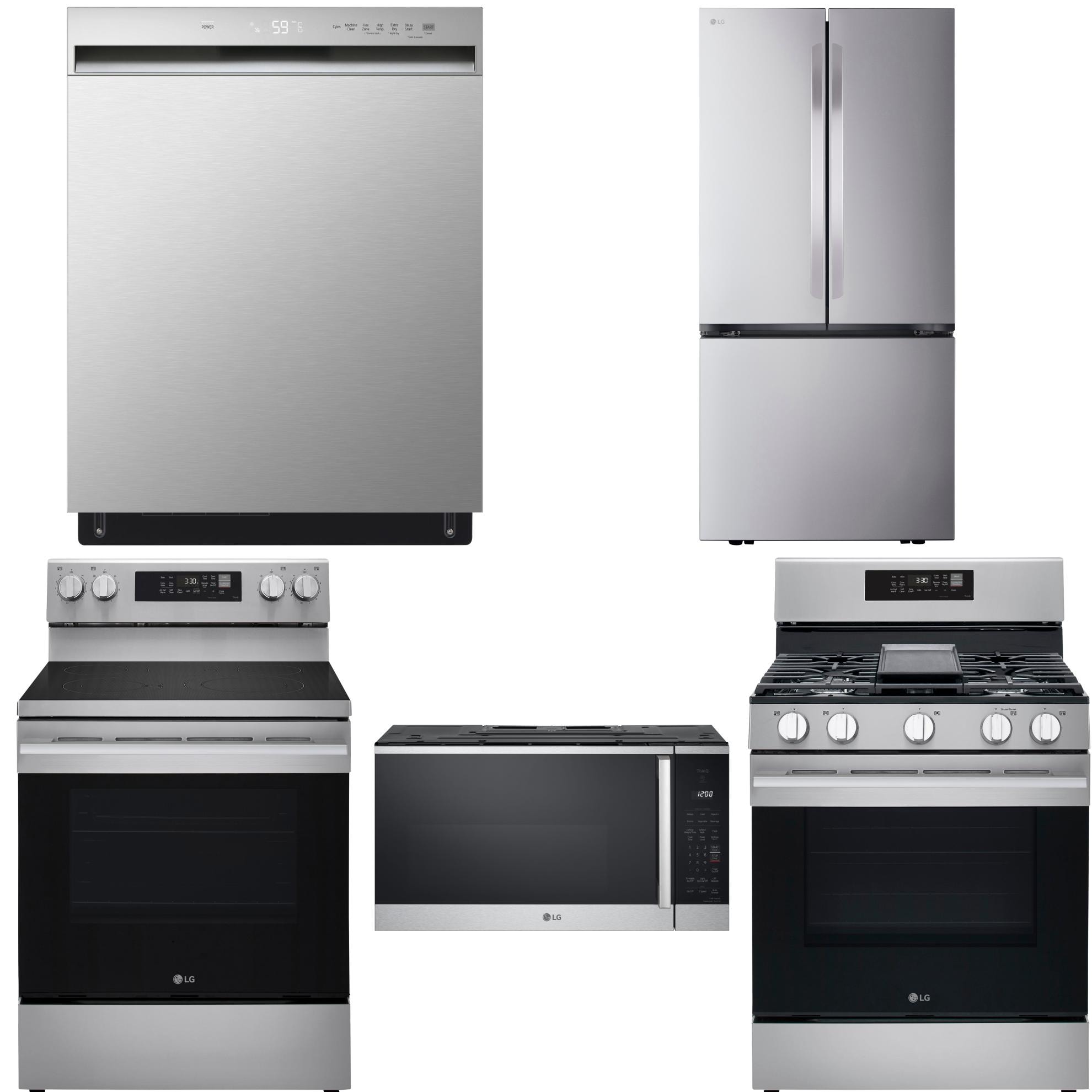 LG 24-in Front Control Built-In Dishwasher With Third Rack (Stainless ...