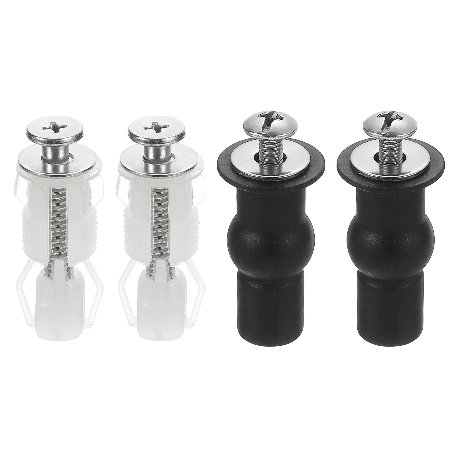 Unique Bargains 4pcs Toilet Seat Hinge Screw Stainless Steel M6 ...