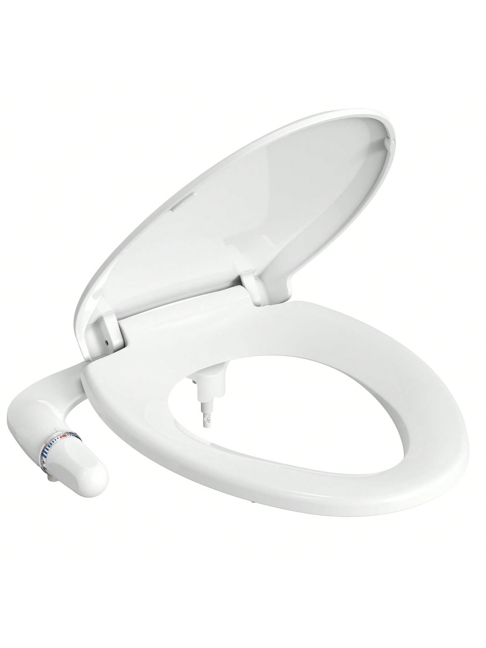 Qeetex 17/19Inch Bidet Toilet Seat. Round Non-Electric Bidet Attachment ...