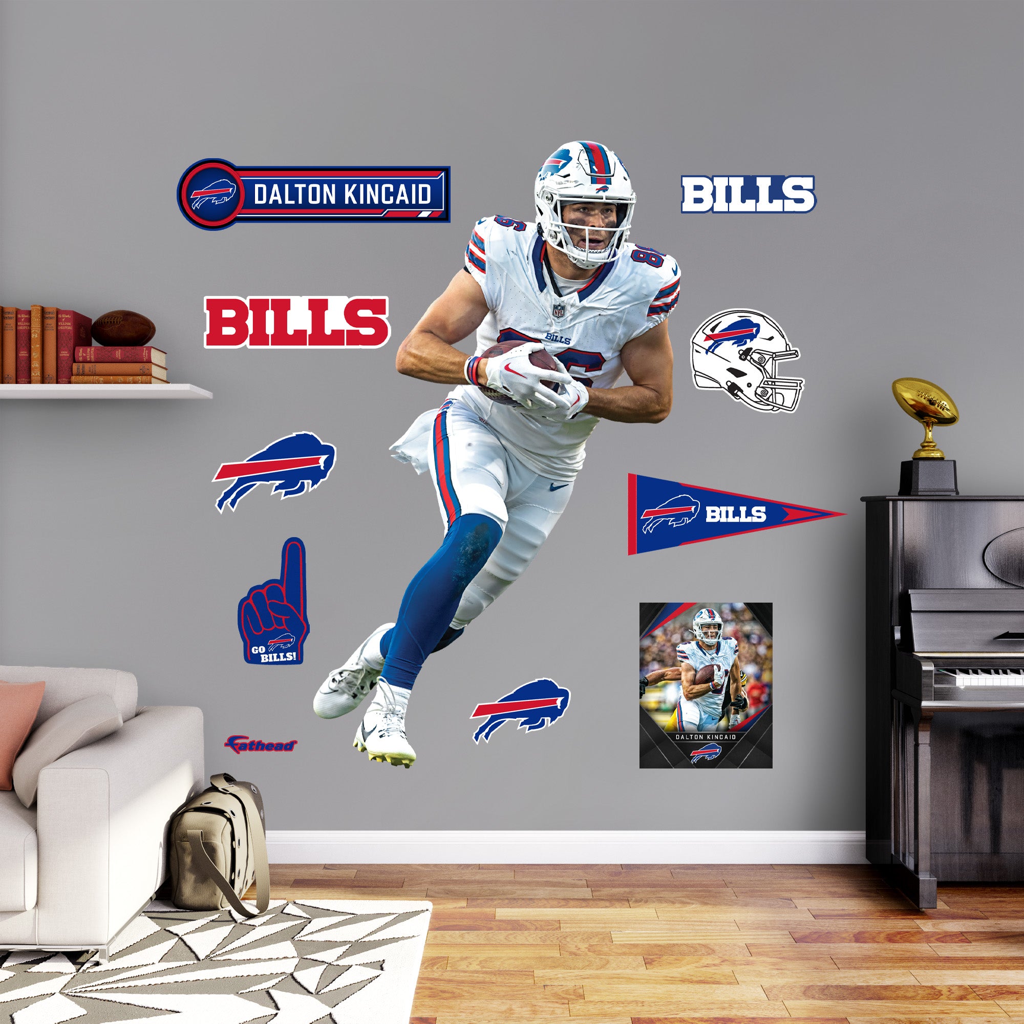 Fathead 32-Inches W x 50-Inches H Self-adhesive Multiple colors ...