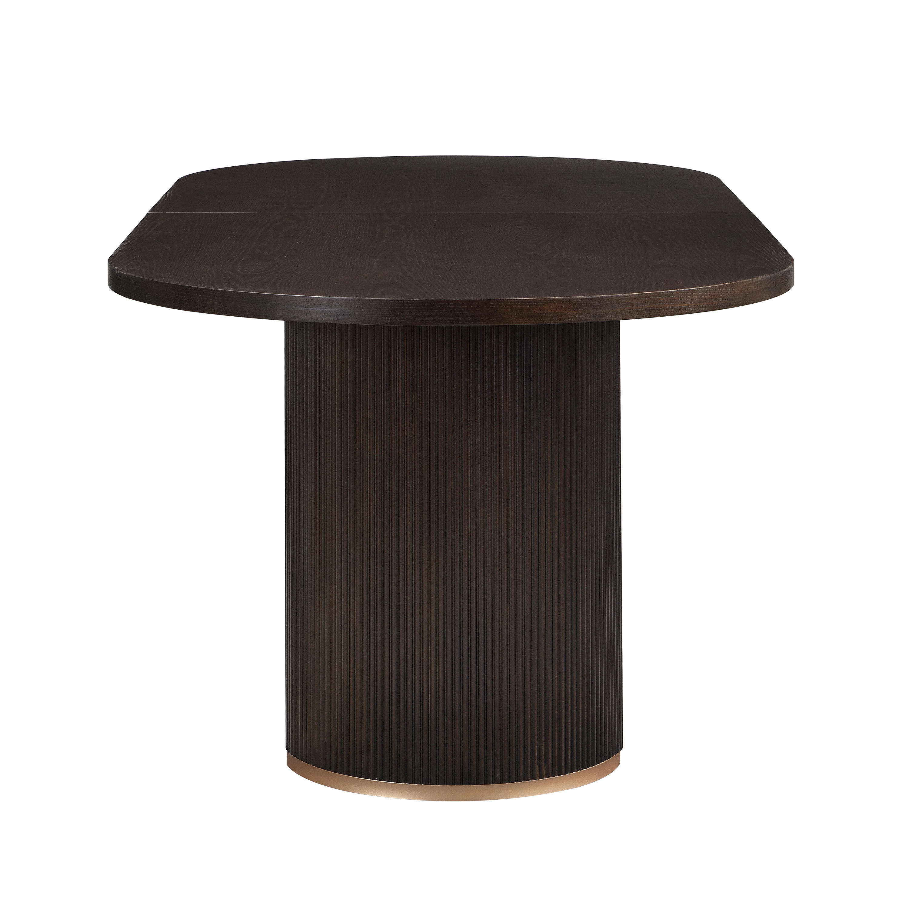 Christopher Knight Home Oval Dining Table Double Pedestal Black in the ...