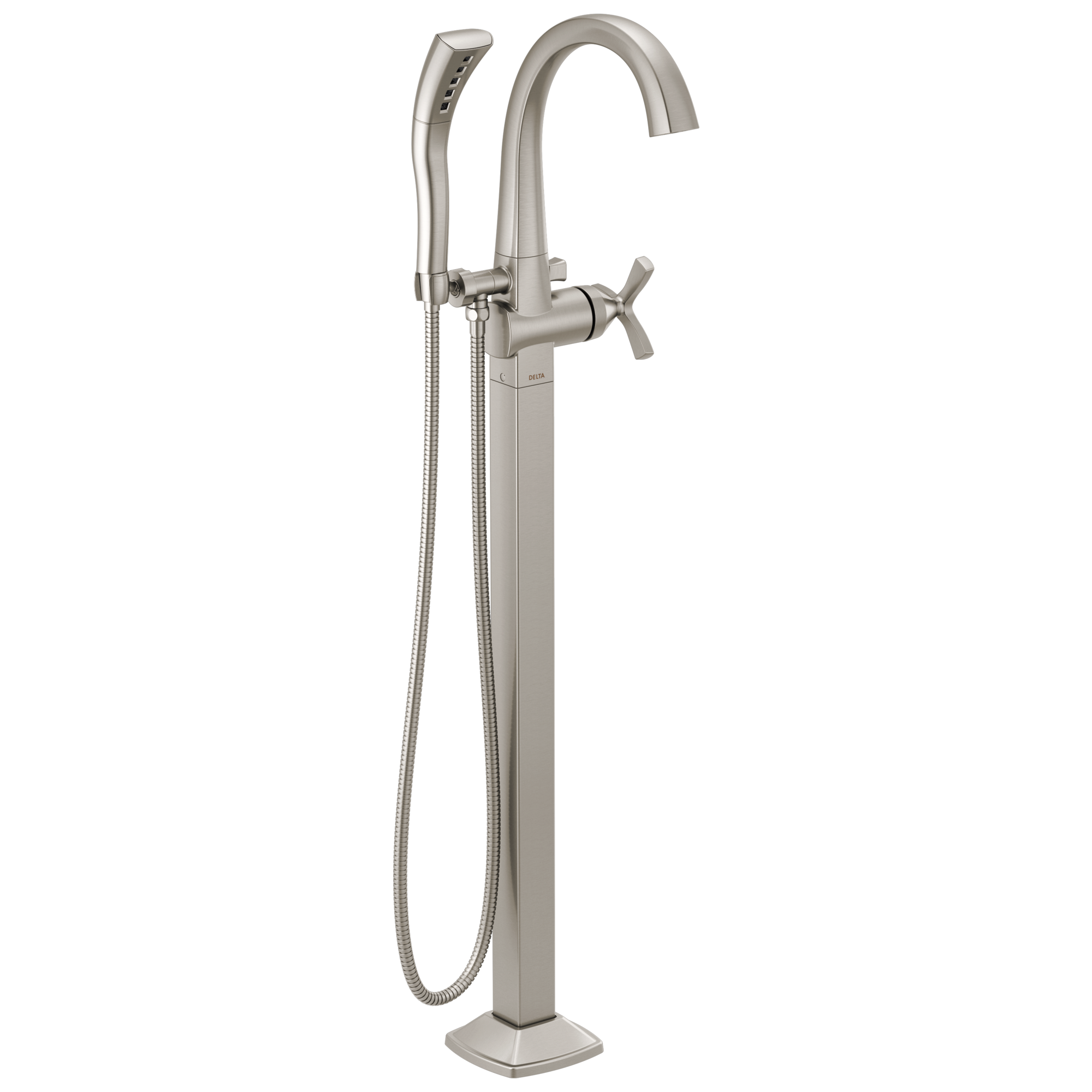 Freestanding Cross Accessible Faucets And Shower Heads At