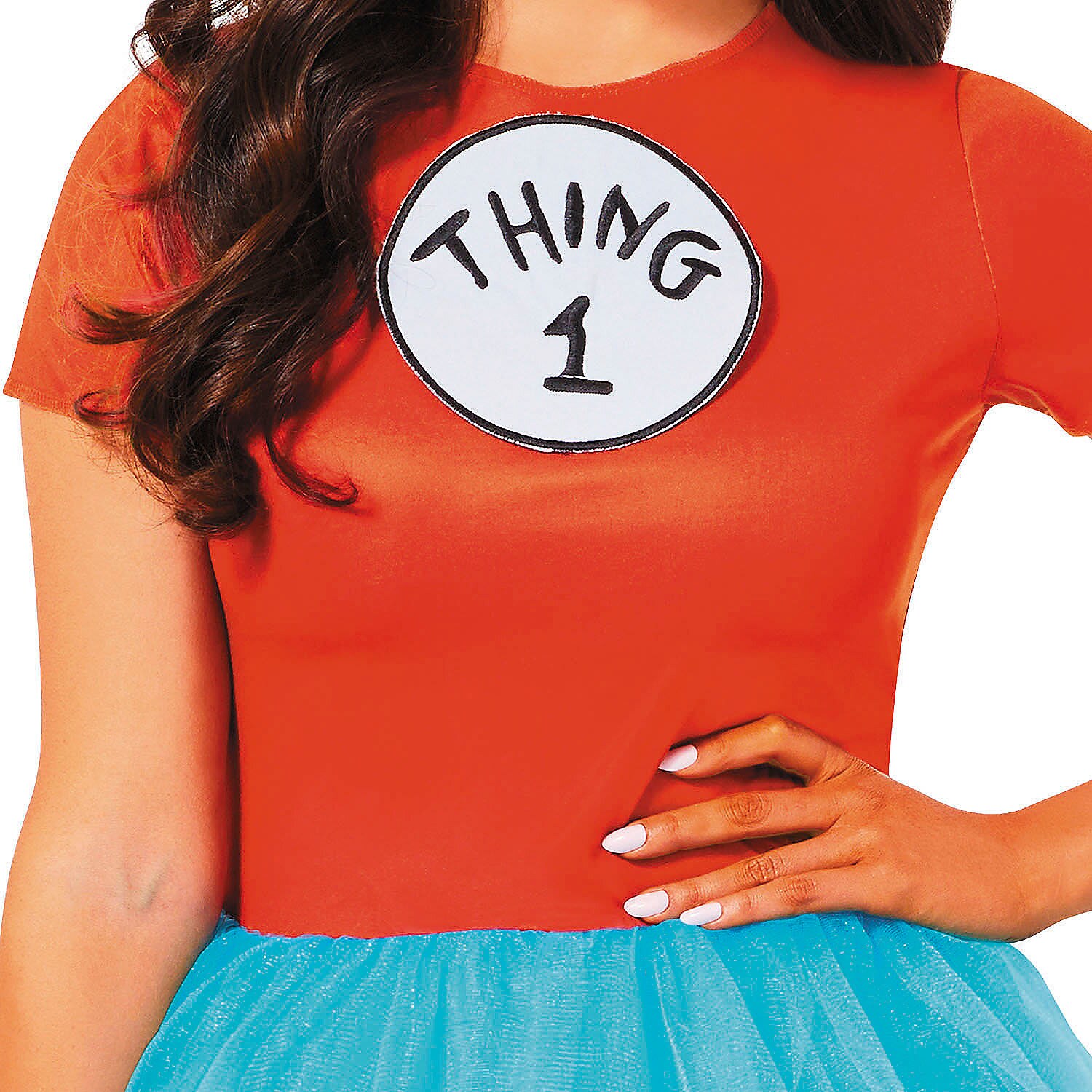 Inspirit Designs Dr. Seuss Adult Thing 1 or Thing 2 Halloween Costume ...