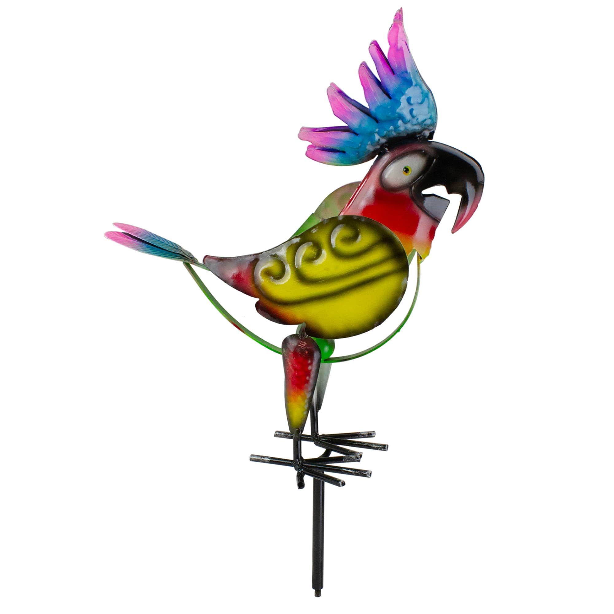 Northlight Yellow and Red Kinetic Parrot Yard Decoration in the Garden ...