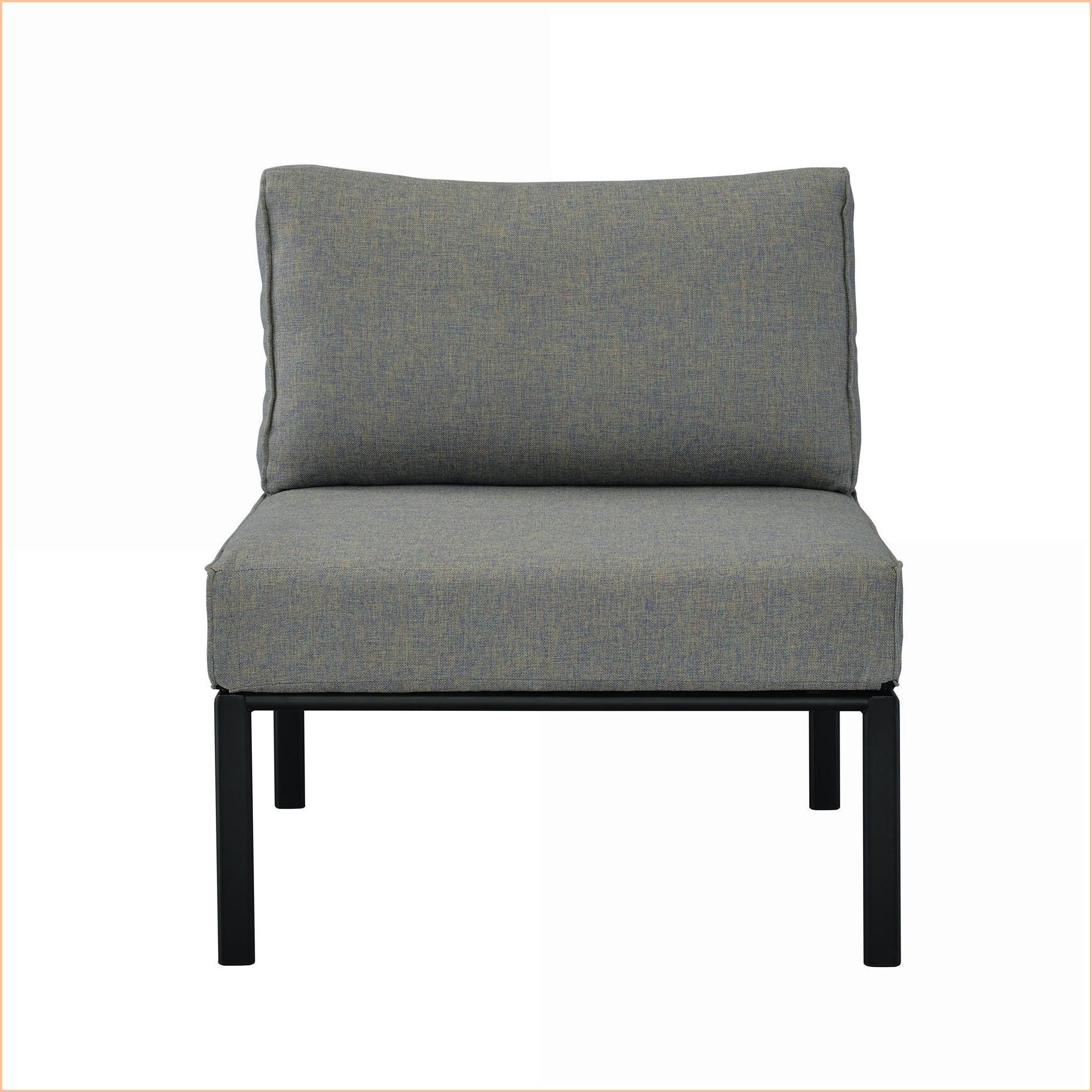 Watnature Outdoor Patio Chair Modern Metal Loose Back Charcoal Gray ...