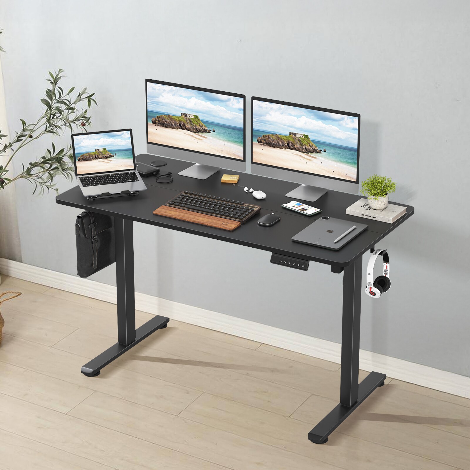 Maocao Hoom 48-in Black Modern/Contemporary Standing desk in the Desks ...