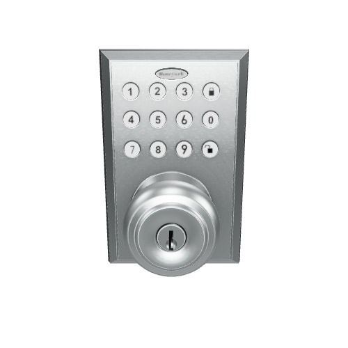 Honeywell Satin Nickel Smart Lock Electronic Knob Bluetooth Keypad ...