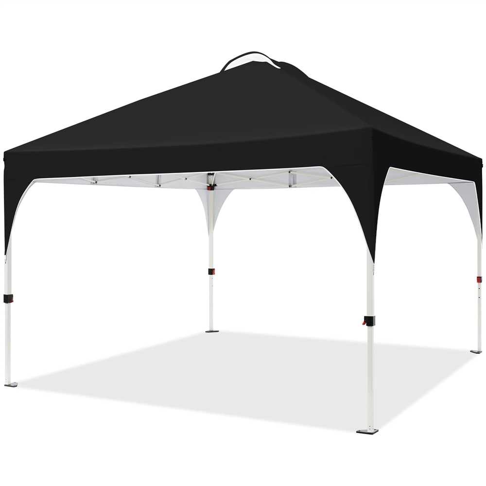Yaheetech Black 12x12 FT Outdoor Portable Instant Pop Up Canopy Tent ...