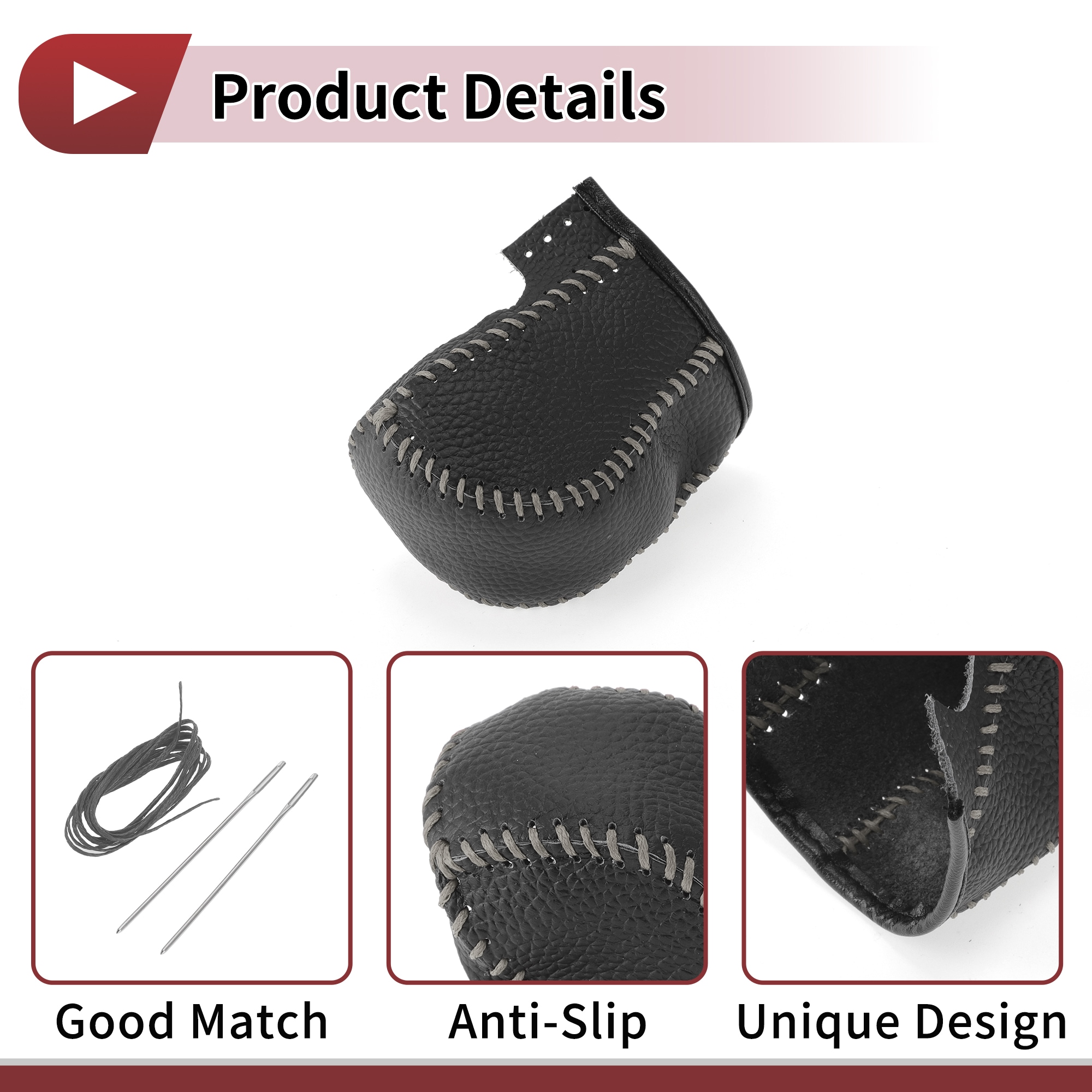 Unique Bargains 1set Gear Shift Knob Cover for Acura TL 2009-2014 Stick ...