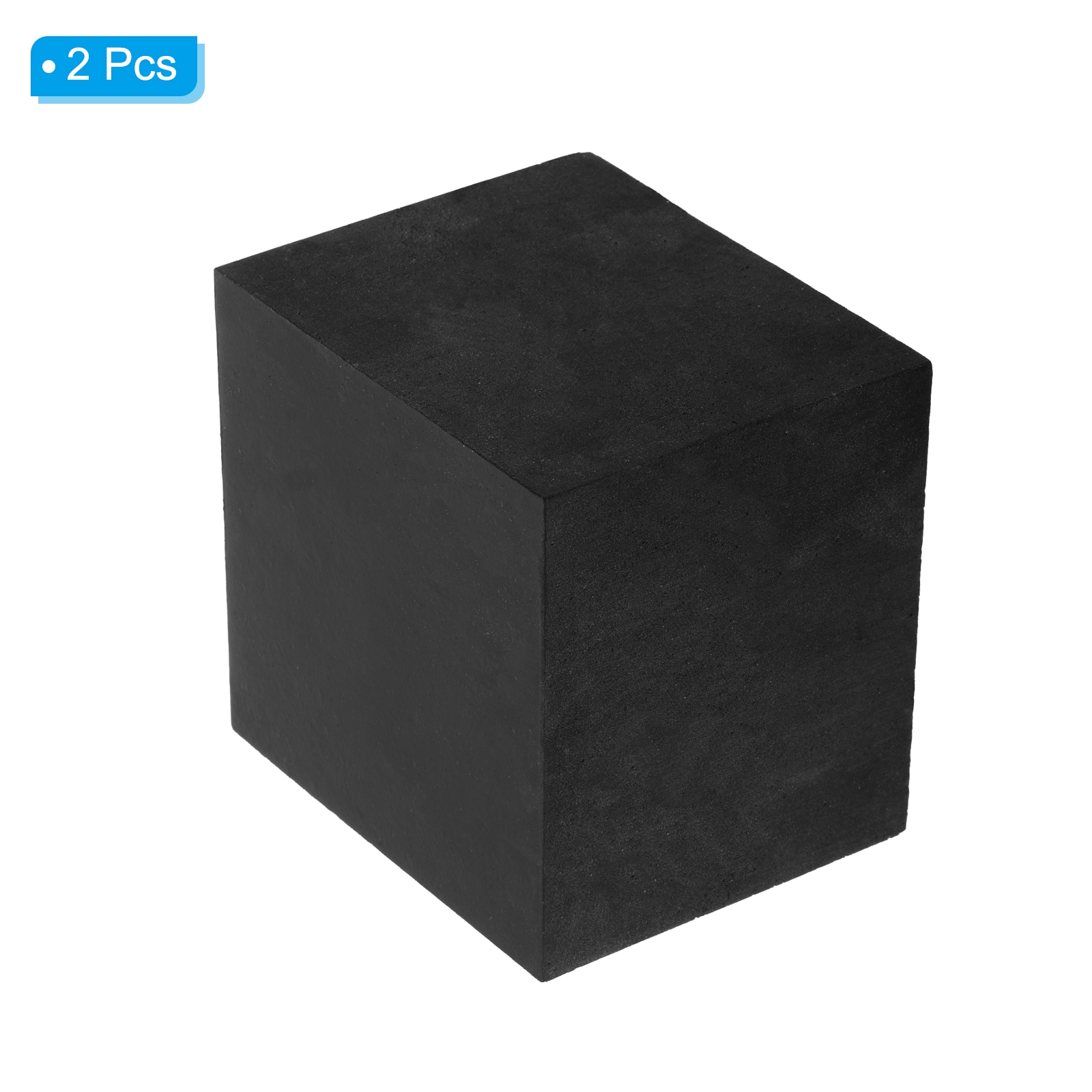 PATIKIL 2pcs Rubber Anti-Vibration Pads Square Vibration Isolation Mats ...